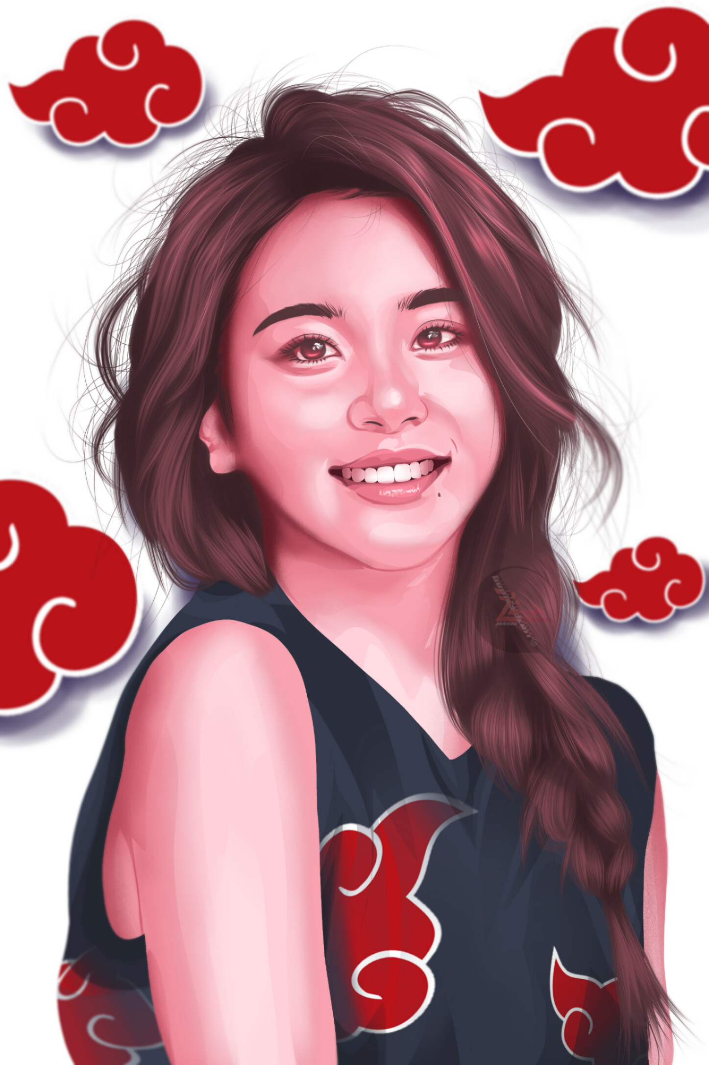 Armnuel Quincy Morilla - Twice Chae-young Akatsuki Vexel Art