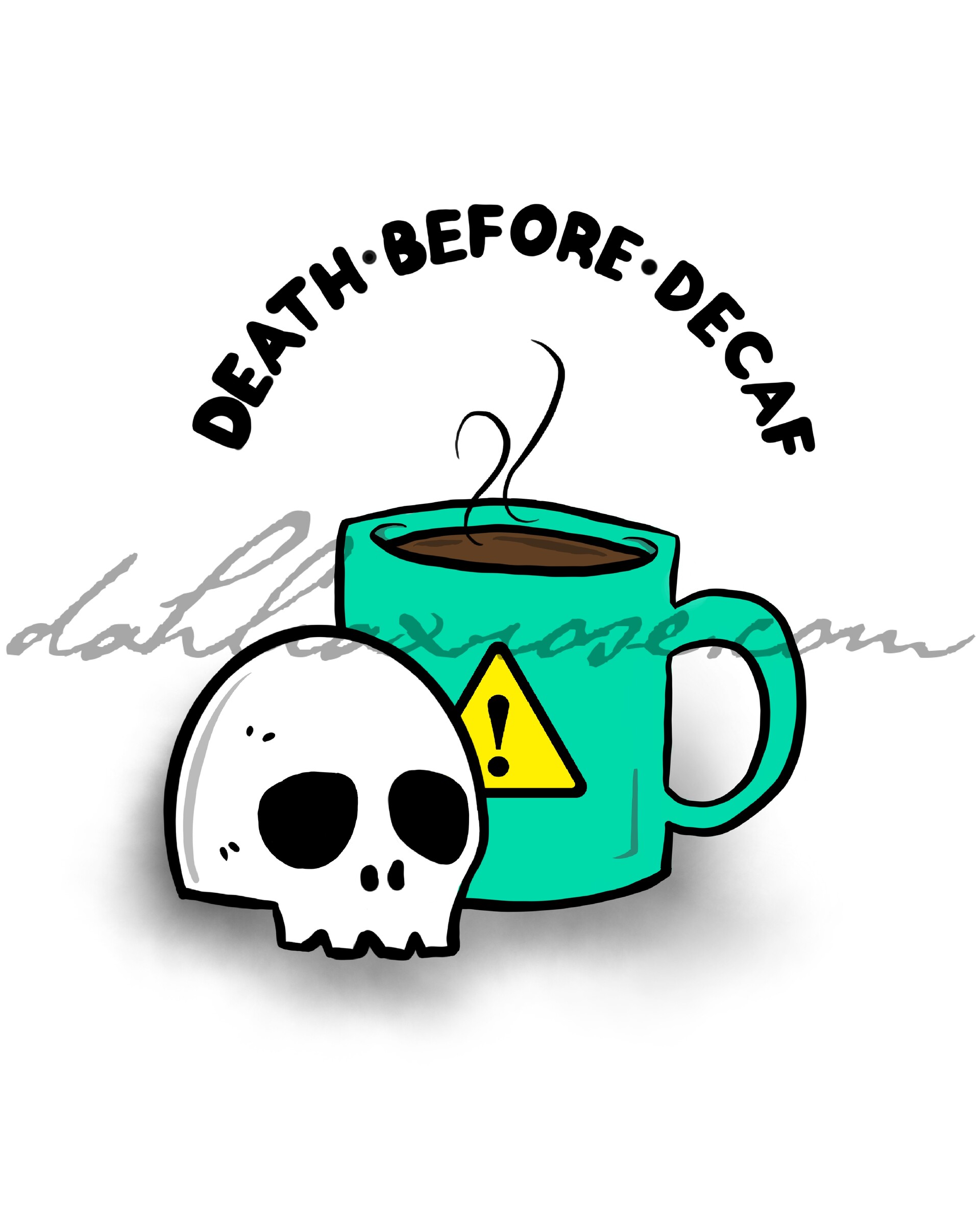 ArtStation - DEATH BEFORE DECAF