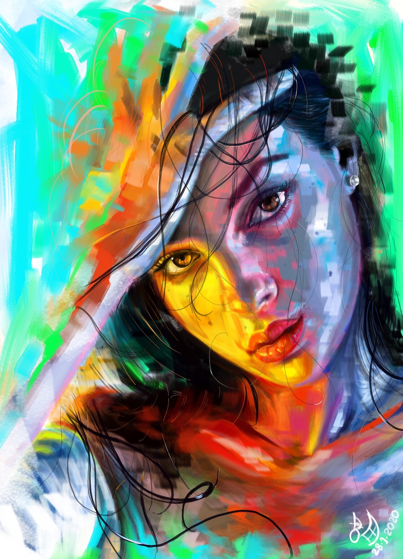 ArtStation - Oil style with Krita