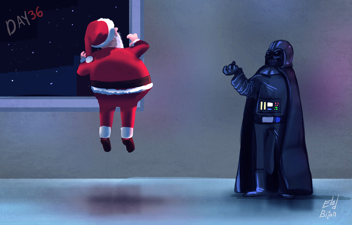 ArtStation - Santa VS. Vader