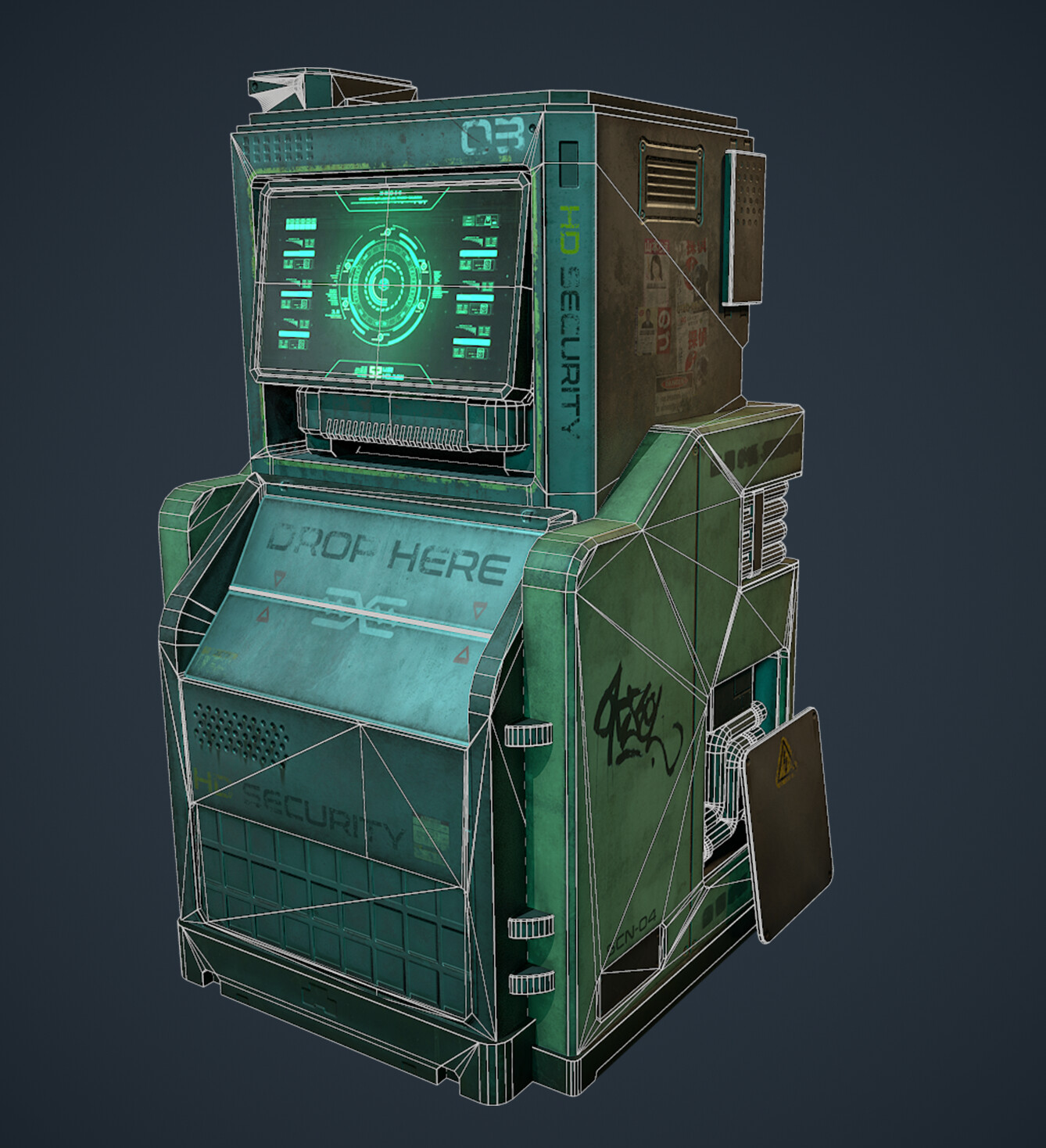 Maxime Piriou - Star Citizen - Fan Art - Security Terminal