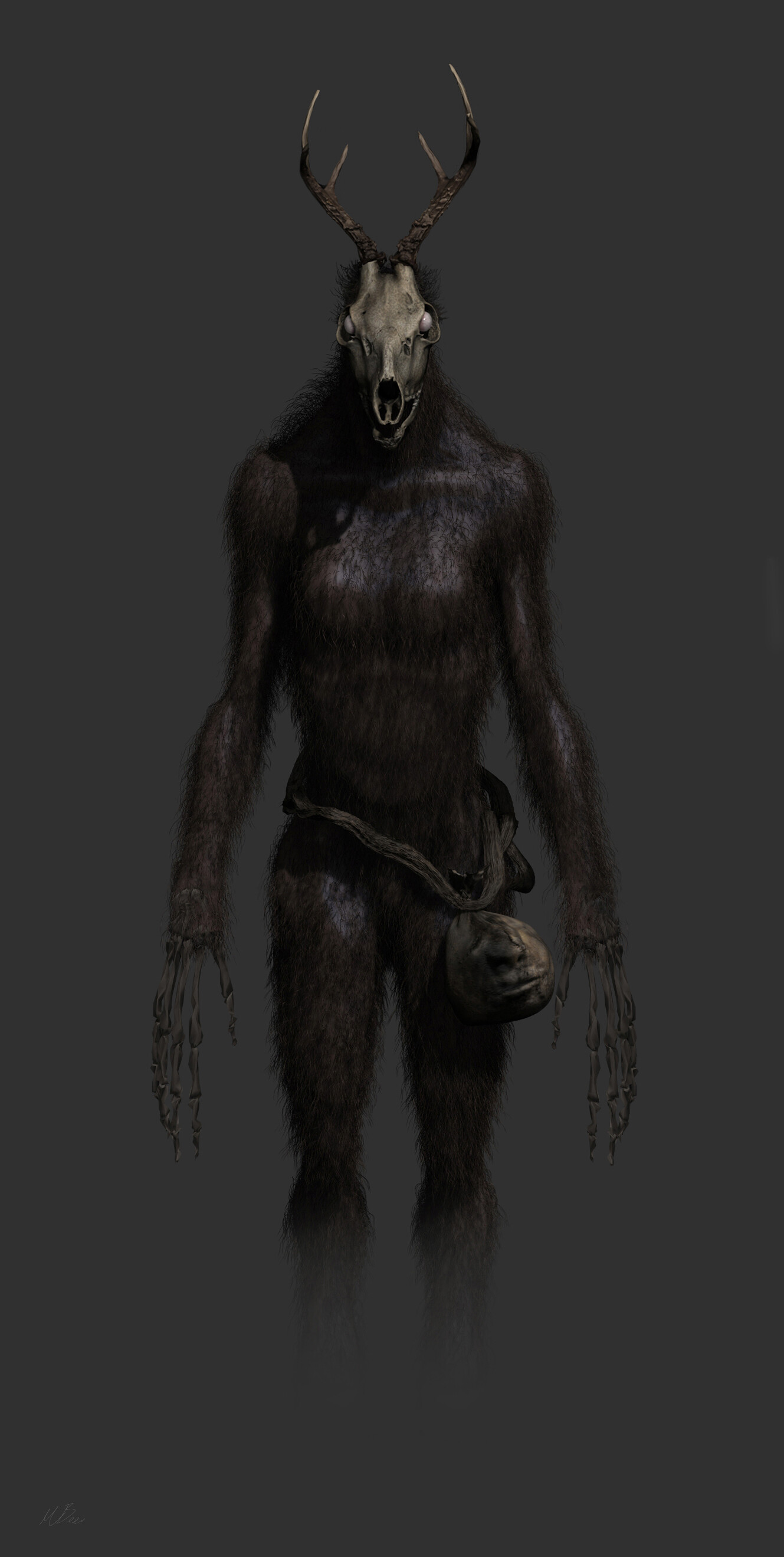ArtStation - Wendigo concept