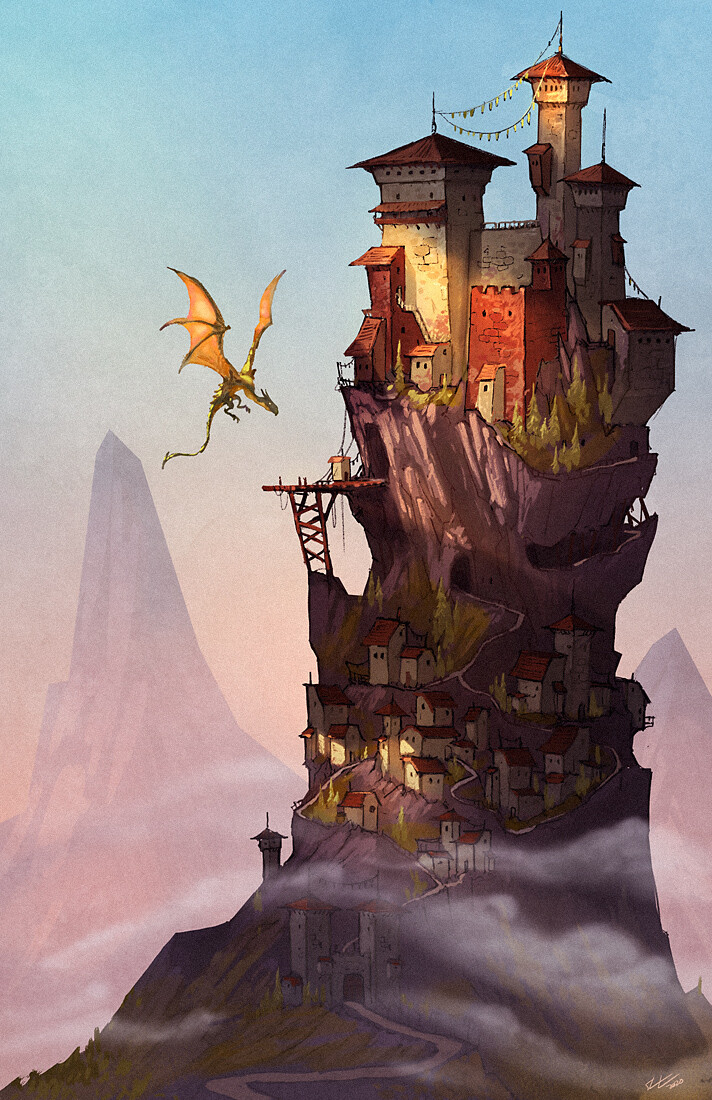 ArtStation - Monastery concept