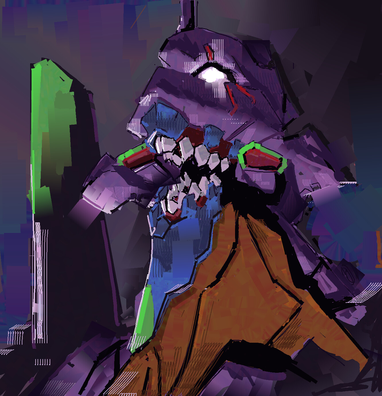 ArtStation - Evangelion - Unit 01