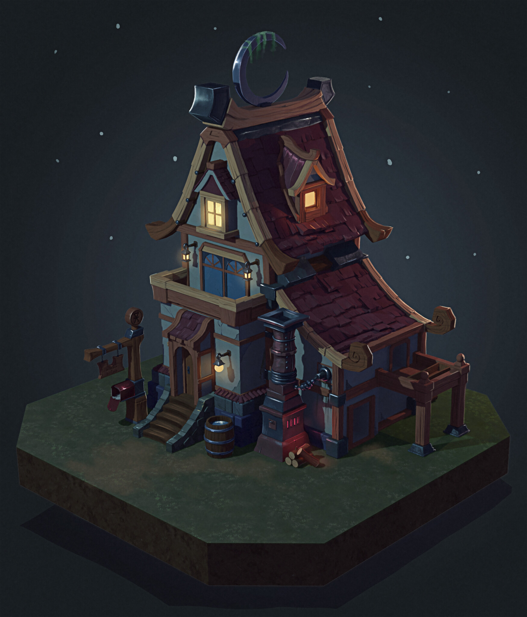 ArtStation - Cartoon House