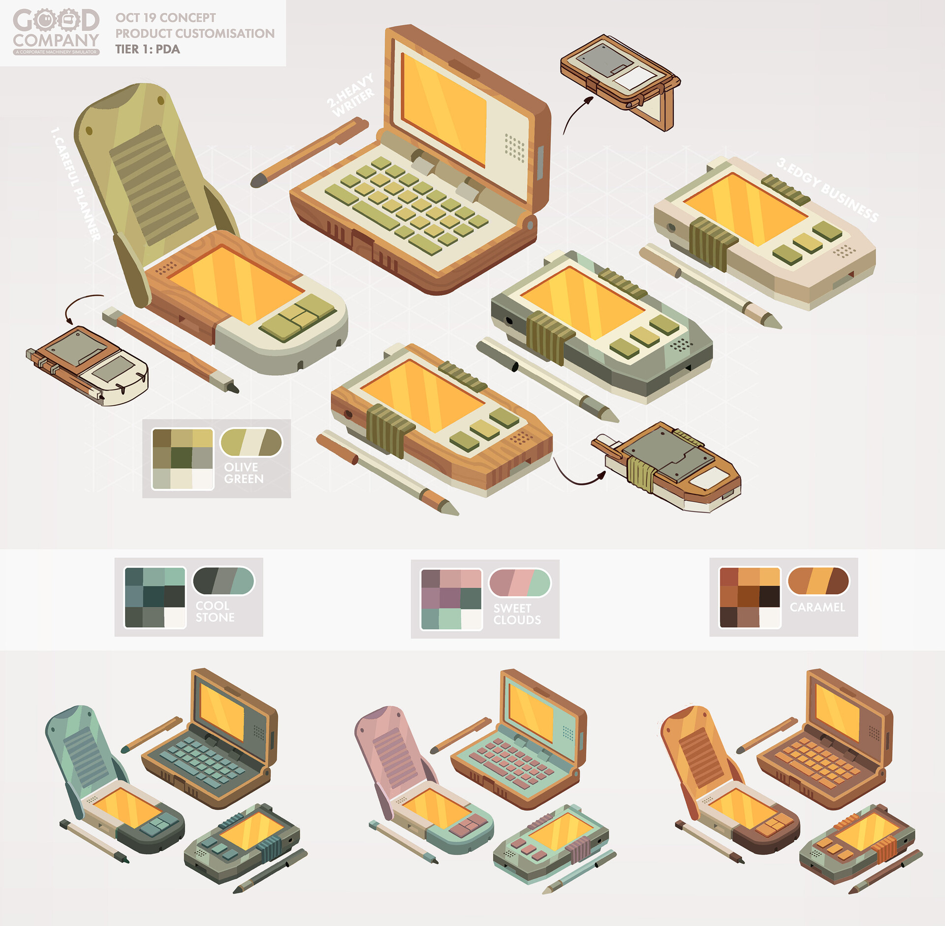 ArtStation - PDA Concepts
