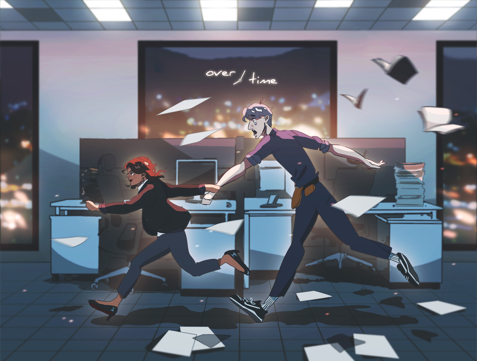 ArtStation - OVERTIME Cover