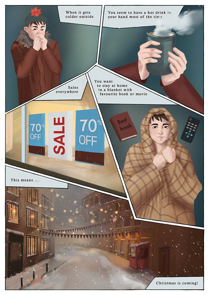 ArtStation - Winter comic