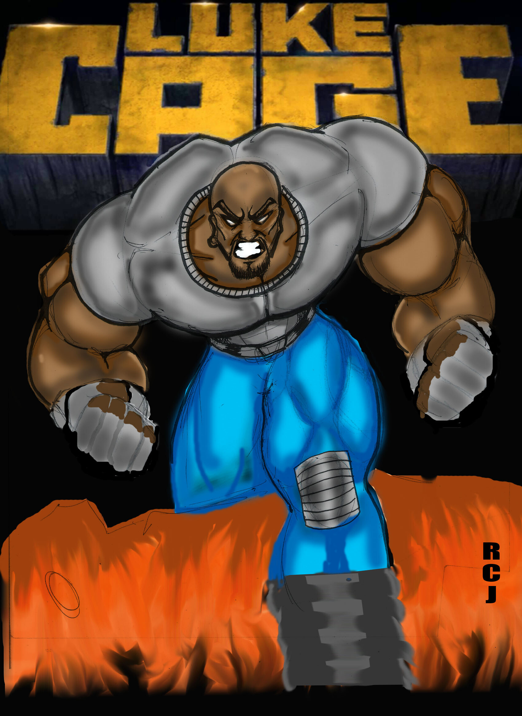 ArtStation - Luke Cage t-shirt