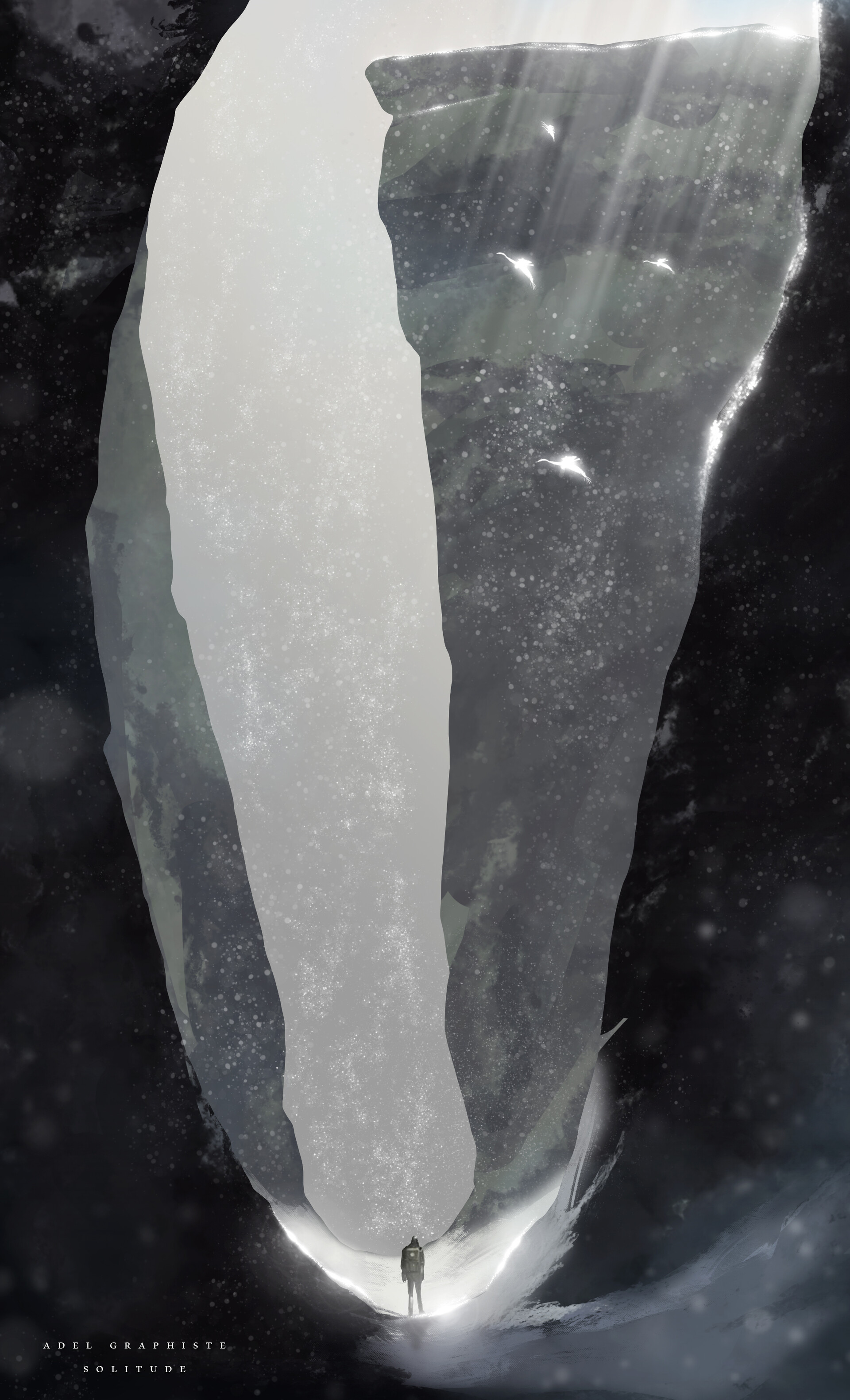 ArtStation - Solitude Digital painting