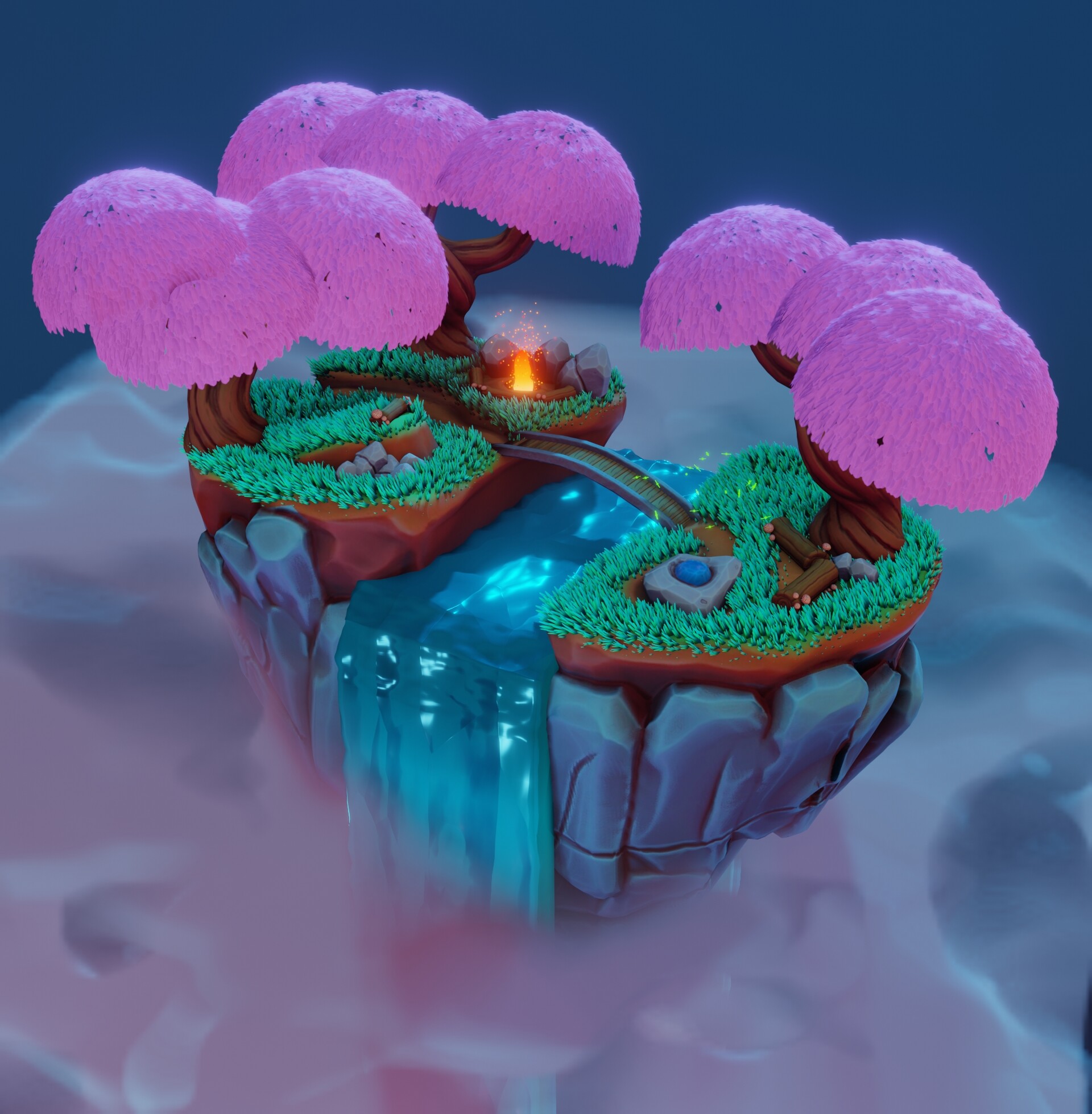 ArtStation - Floating Island