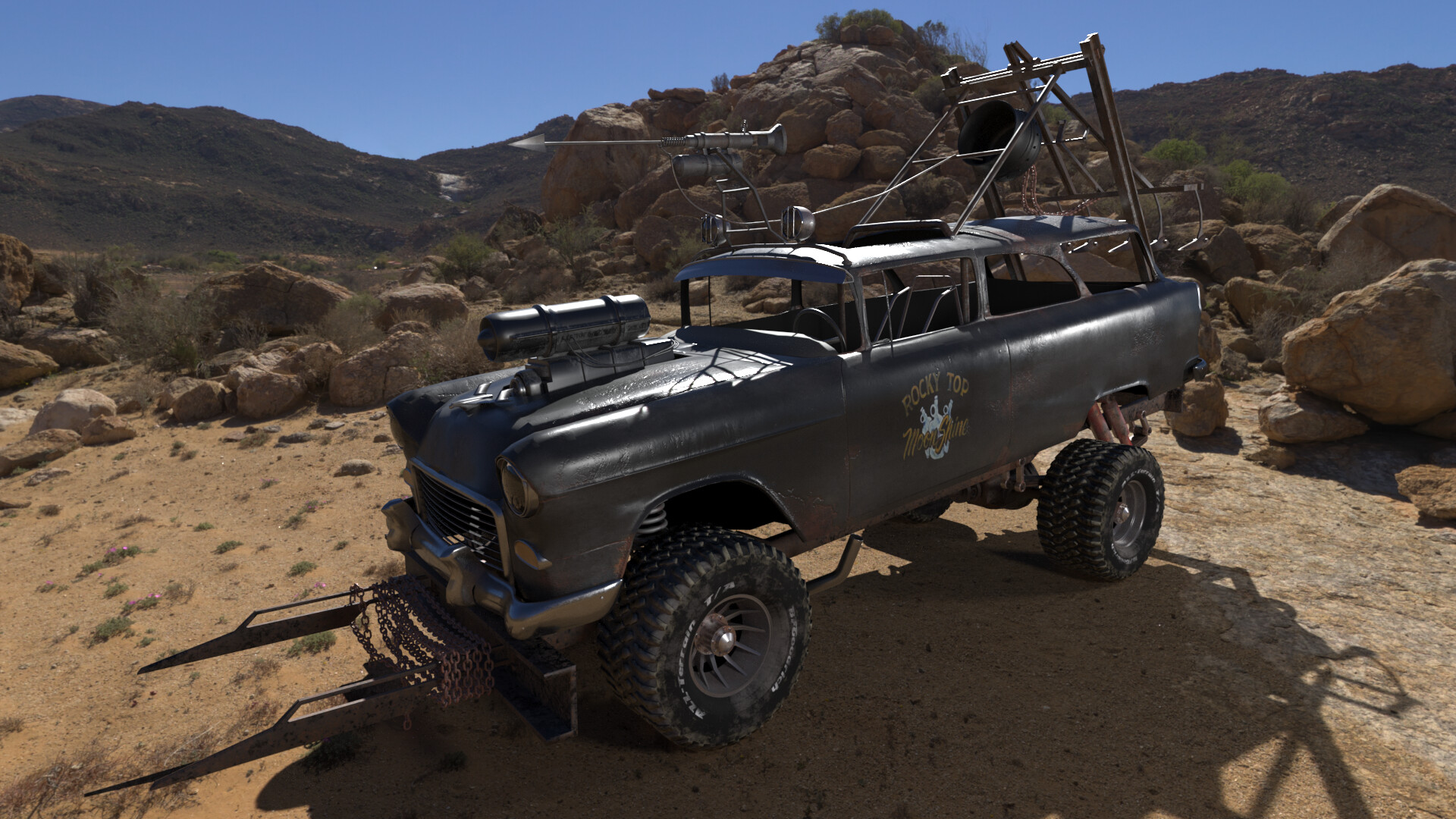 ArtStation - Mad max Chevy