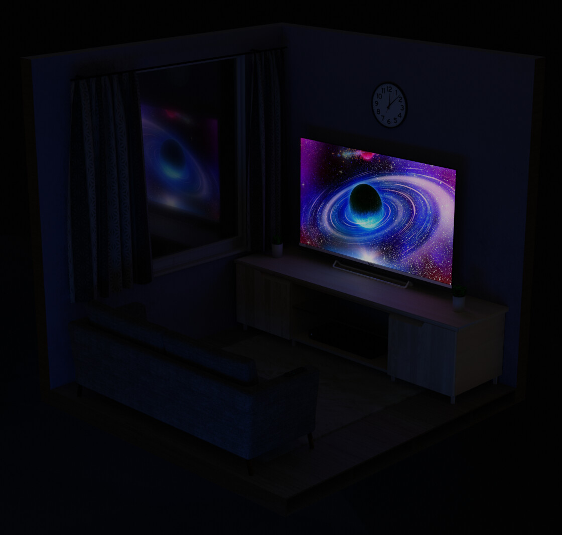 ArtStation - Isometric Living Room