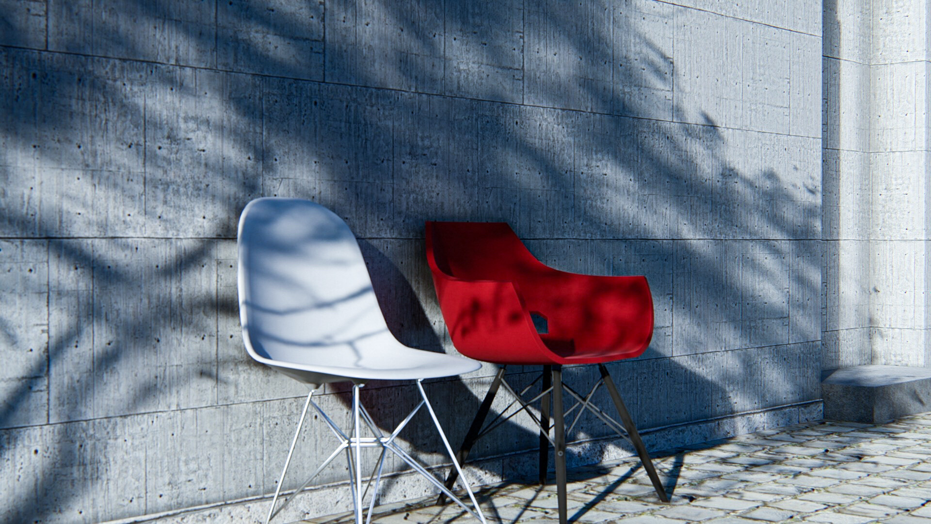 ArtStation - Empty chair on the street