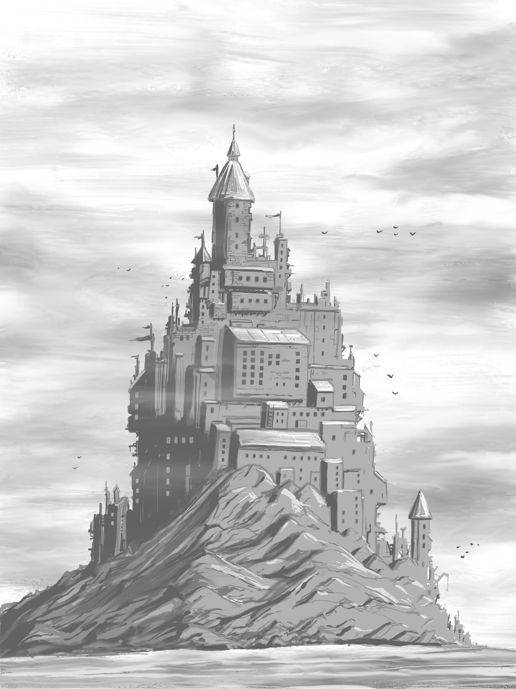 ArtStation - Grey castle