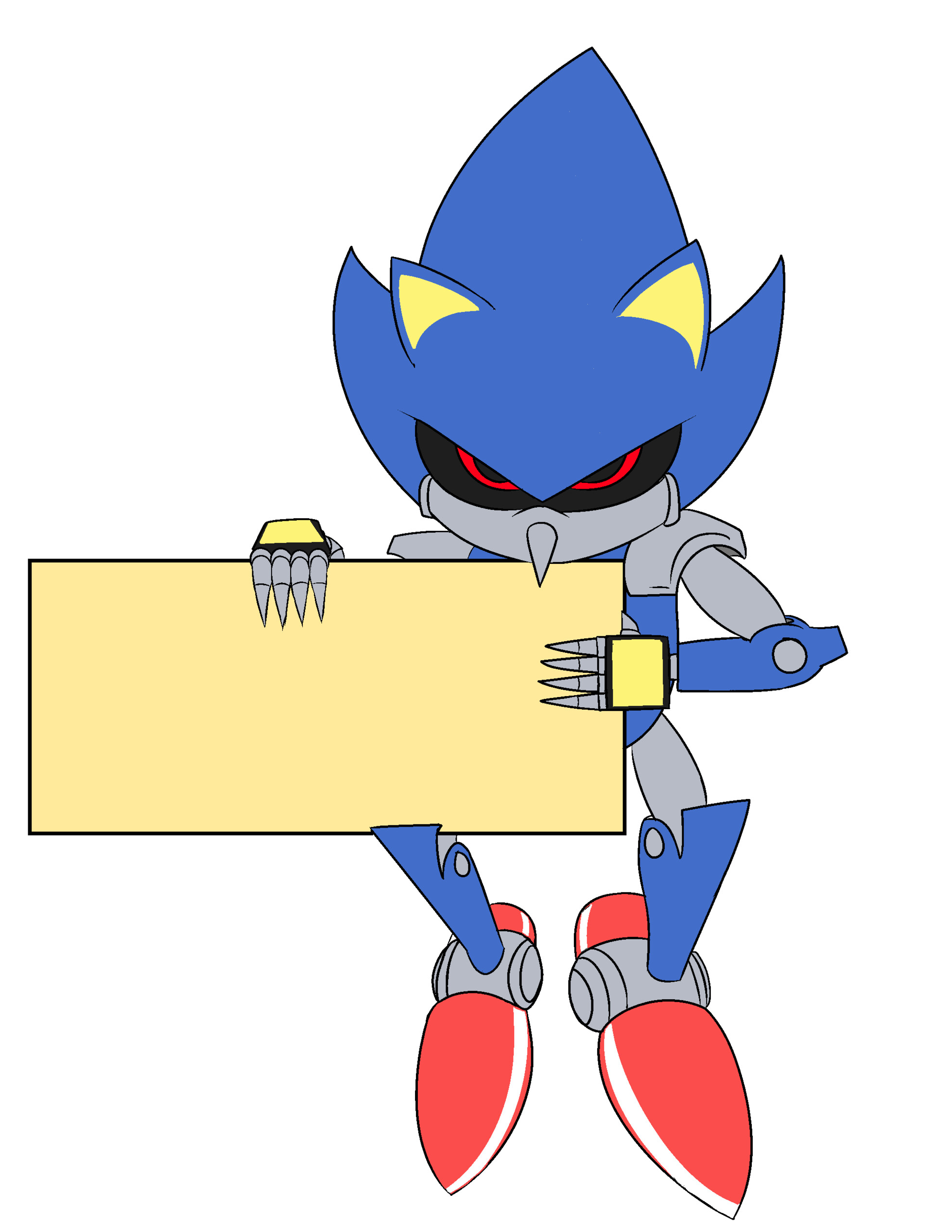 ArtStation - Metal Sonic + Sign