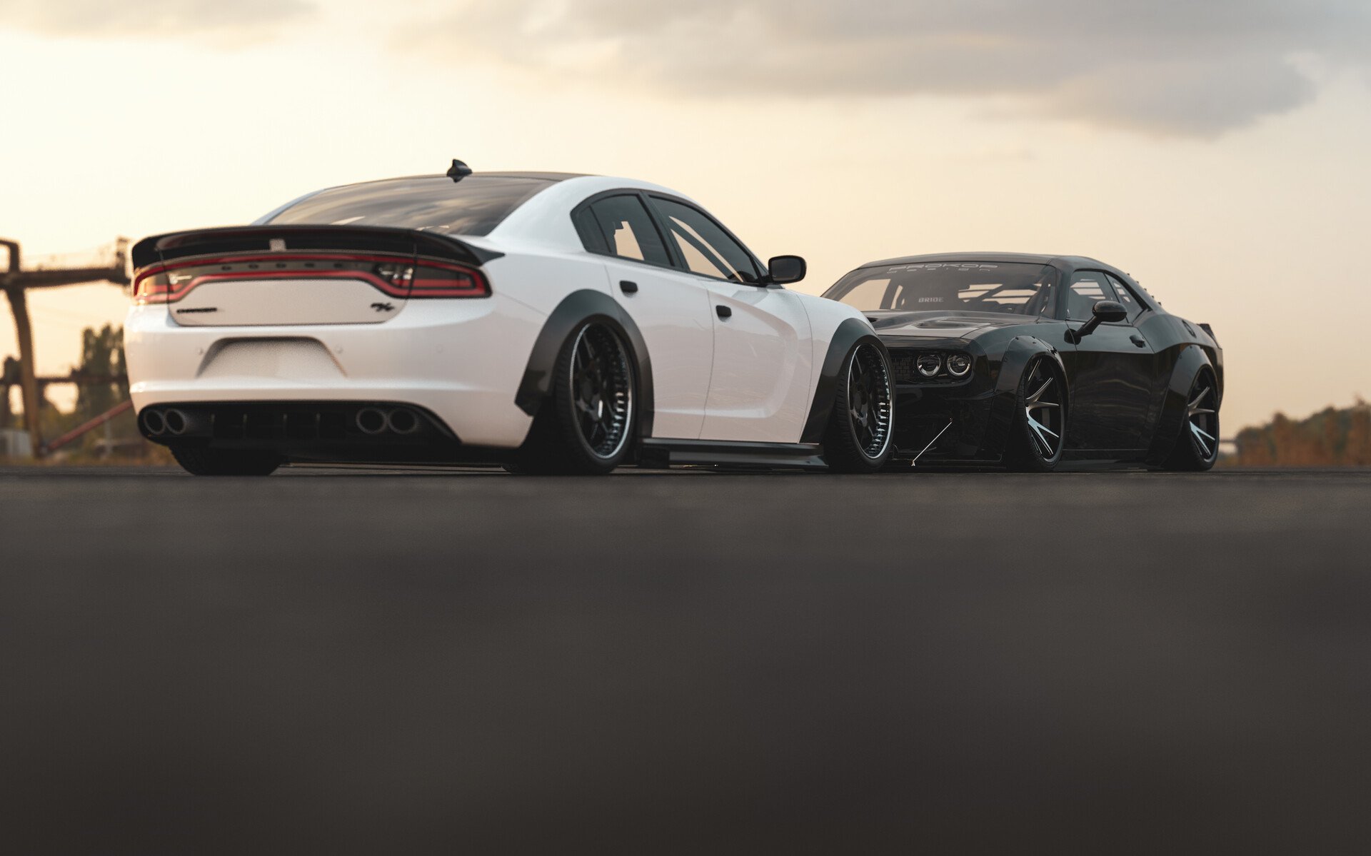 ArtStation - Charger Face to Face with Challenger