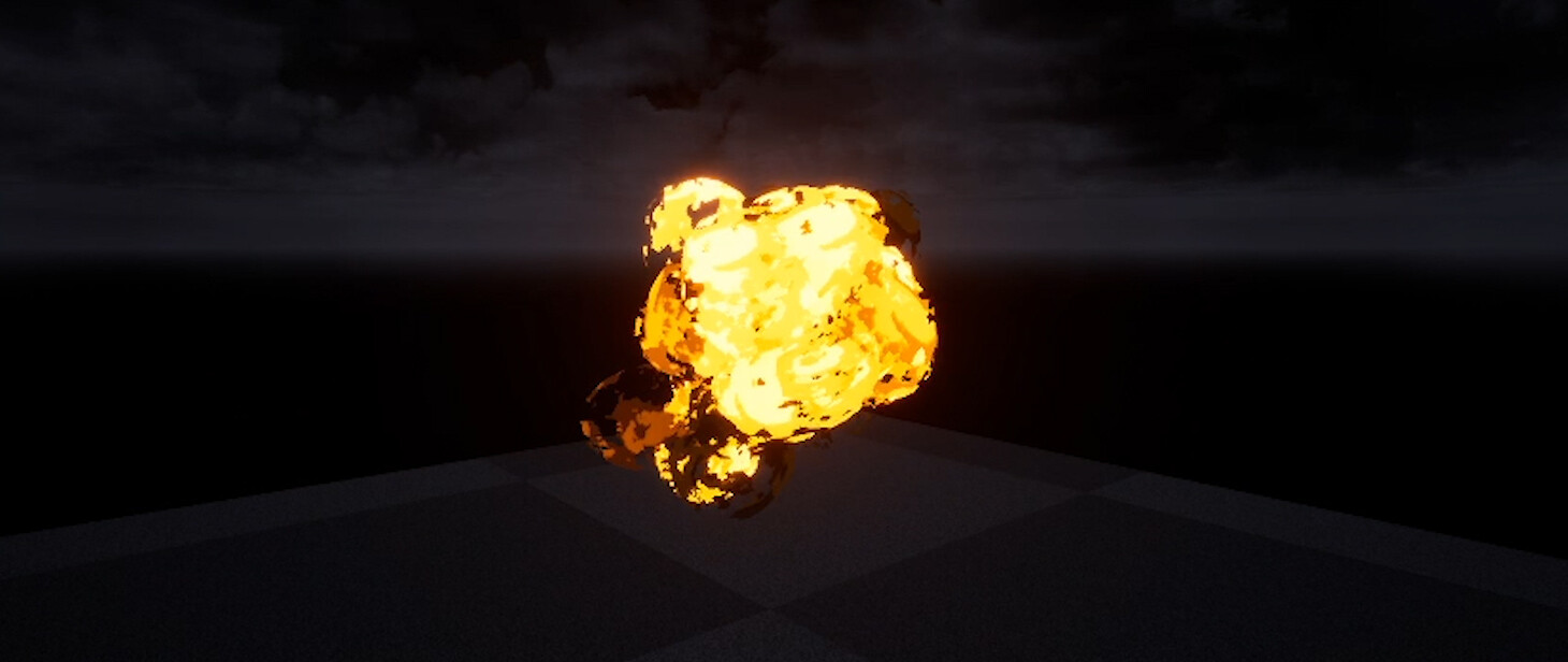 ArtStation - Stylized Explosion in UE