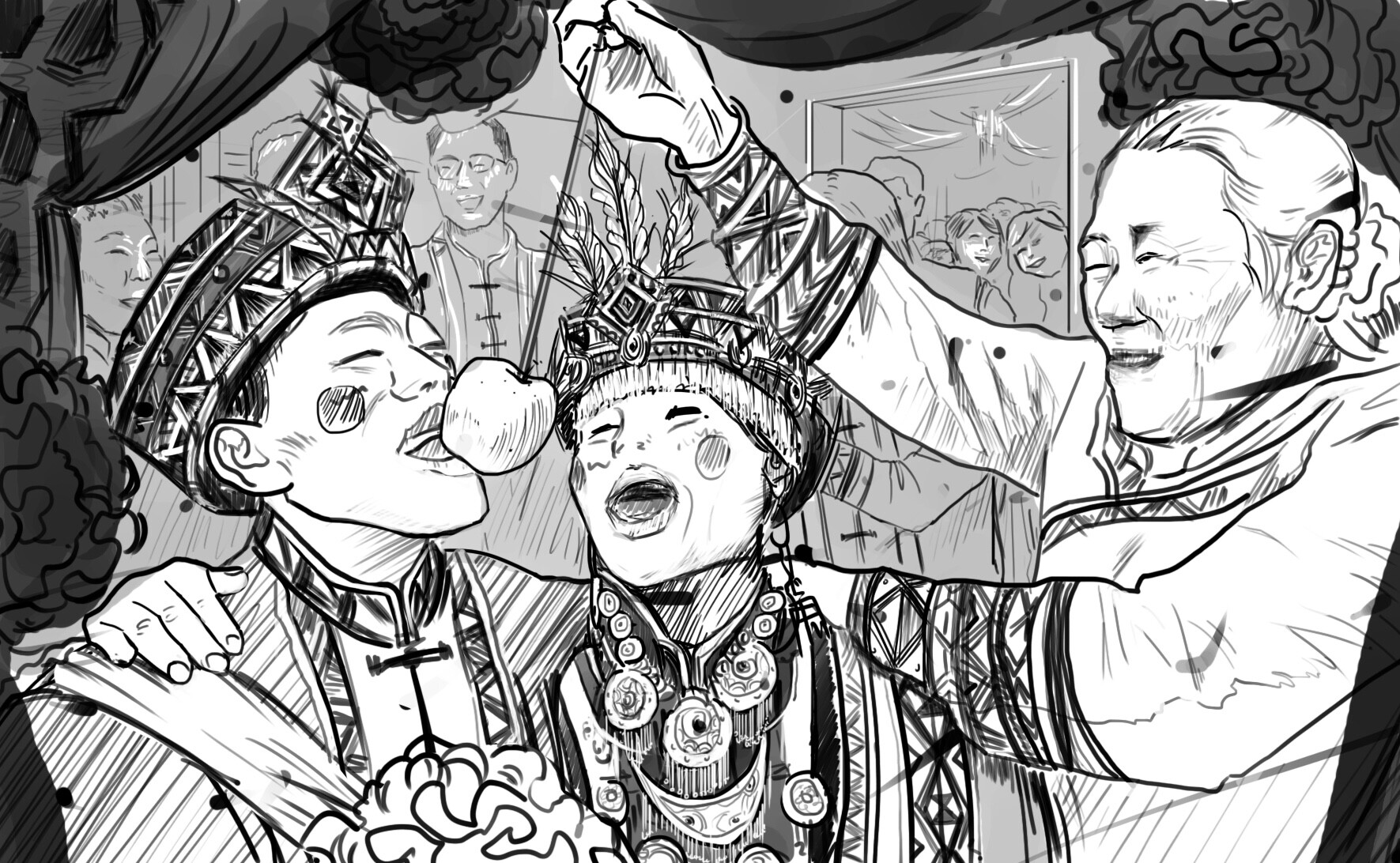 ArtStation - Chinese #Chinese folk illustration