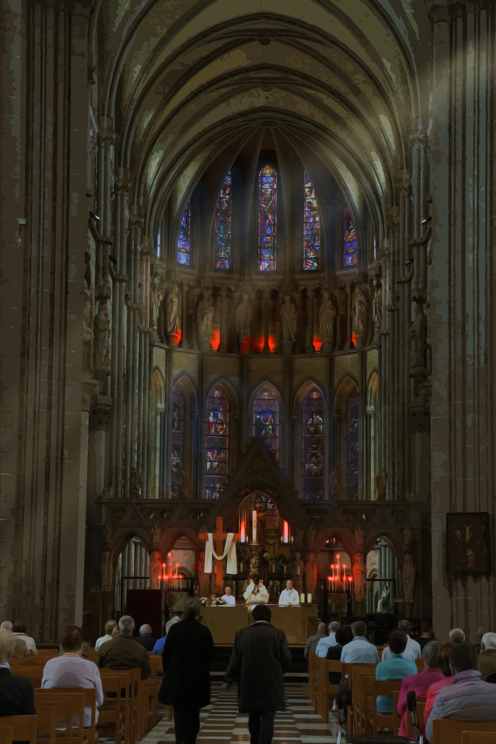 ArtStation - The Church at night