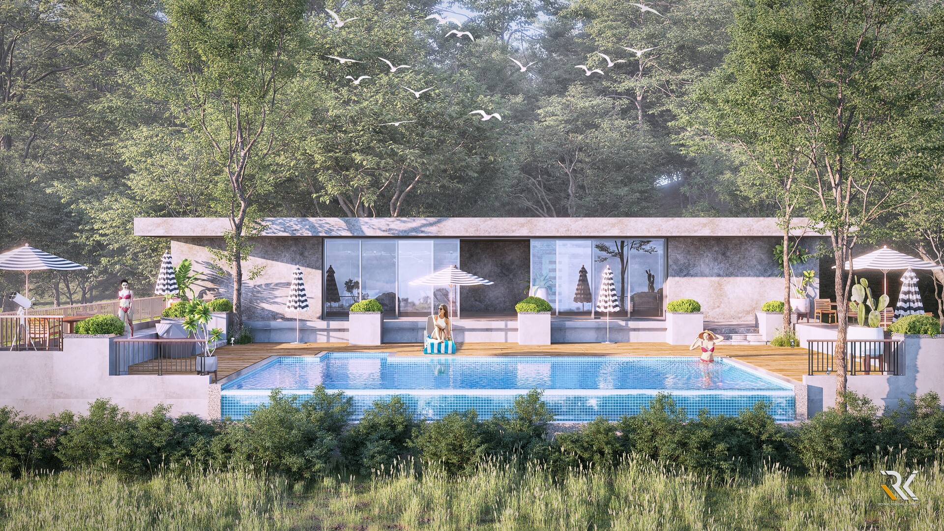 ArtStation - Forest Farm House