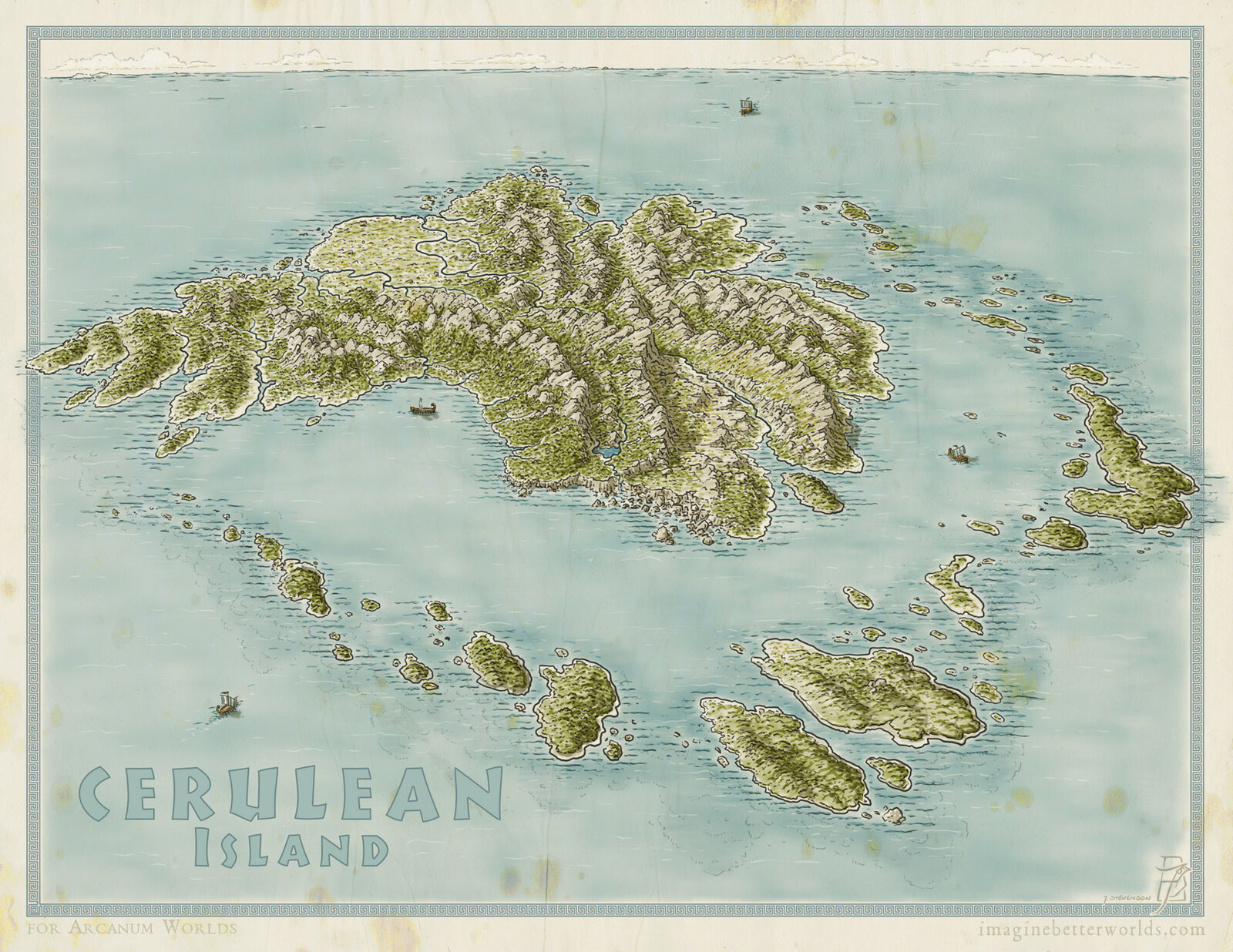 John Stevenson - Odyssey of the Dragonlords maps 3