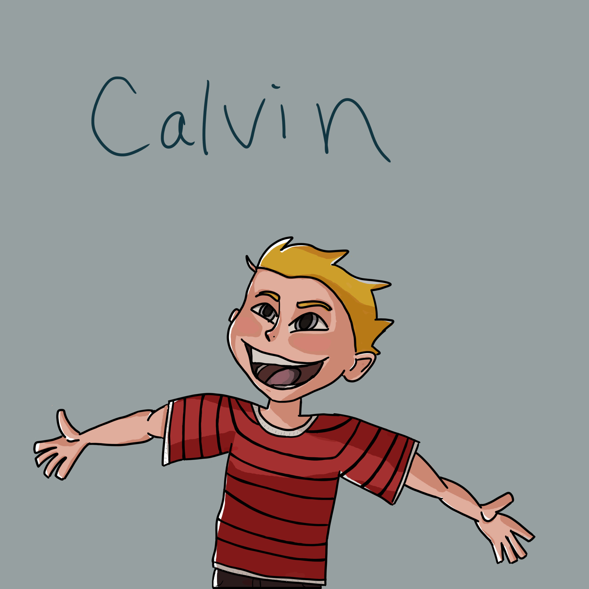 ArtStation - Calvin in a different art style