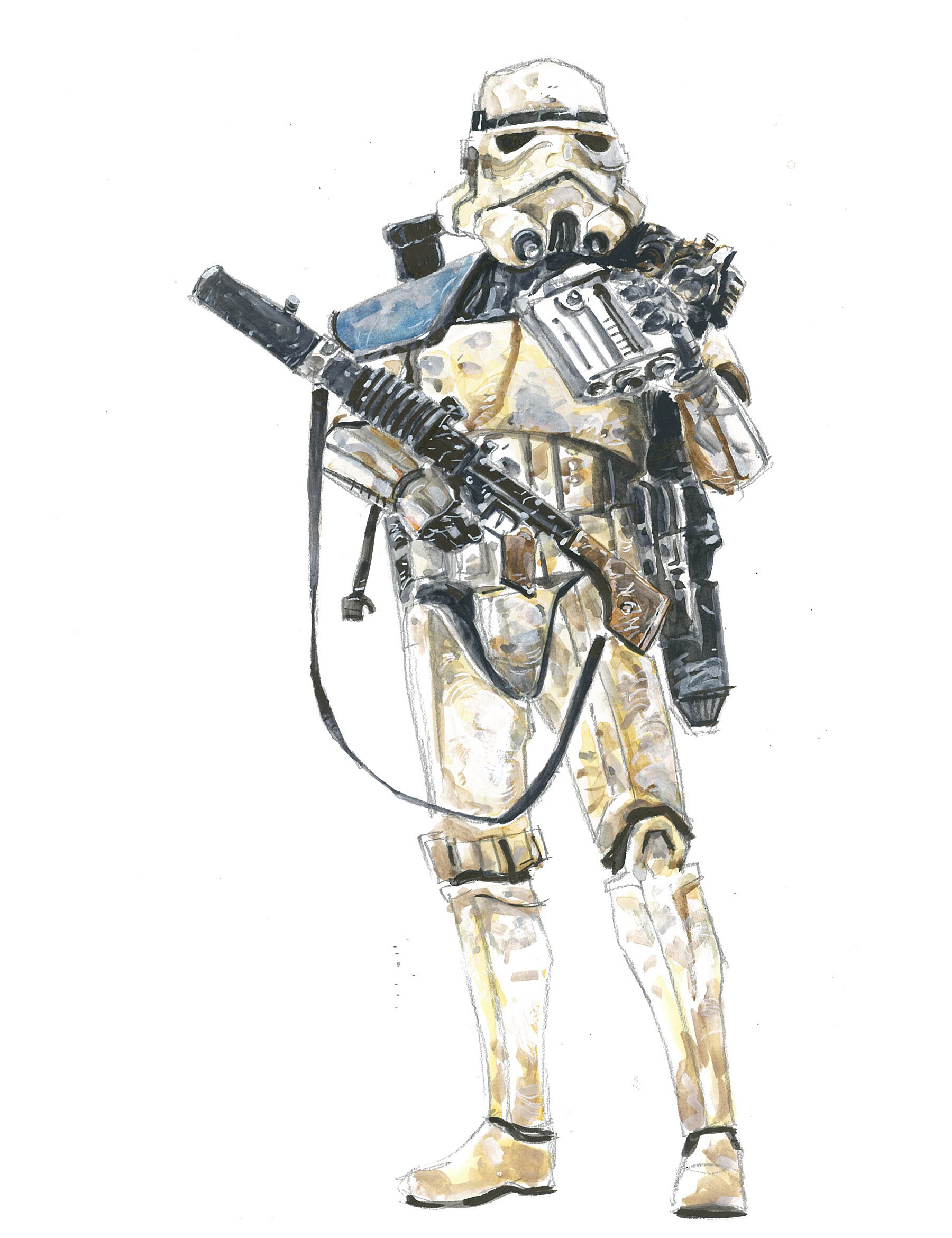 ArtStation - Star Wars Sand Stormtroopers in Color