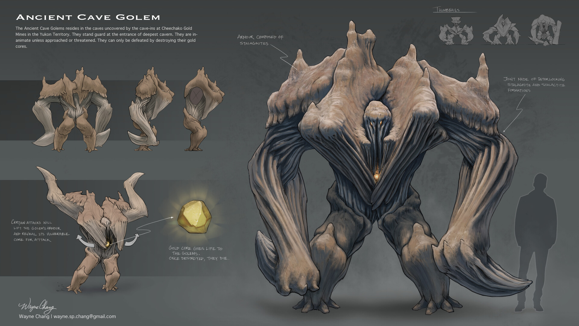 ArtStation - Cave Golem