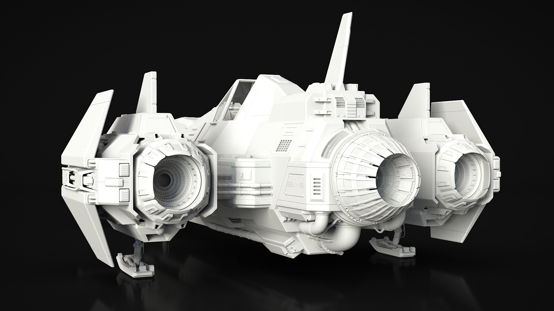 Gregoire francois portfolio - Merchant Spaceship