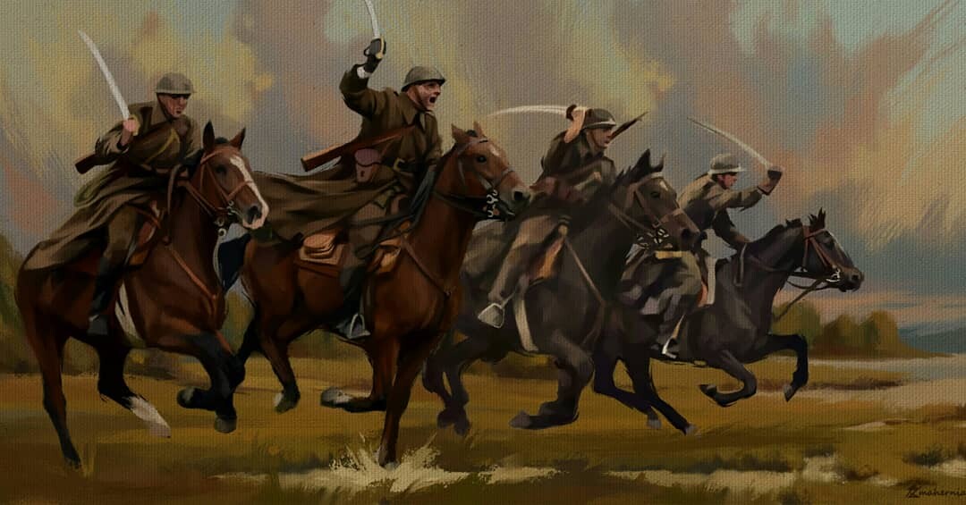 ArtStation - Illustration for attack on the mills book