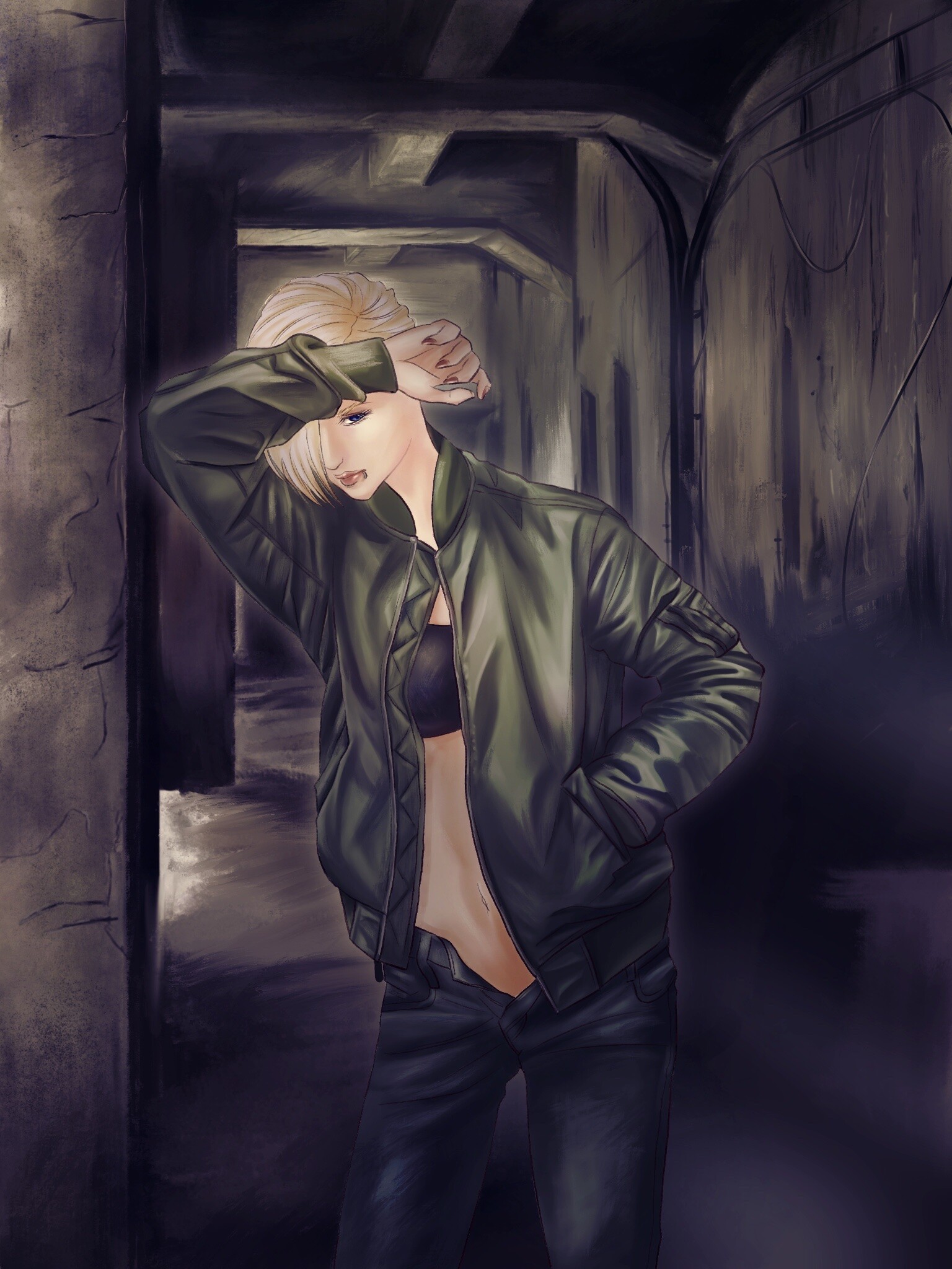 ArtStation - Elke Scream Van Dalsen@derelict building