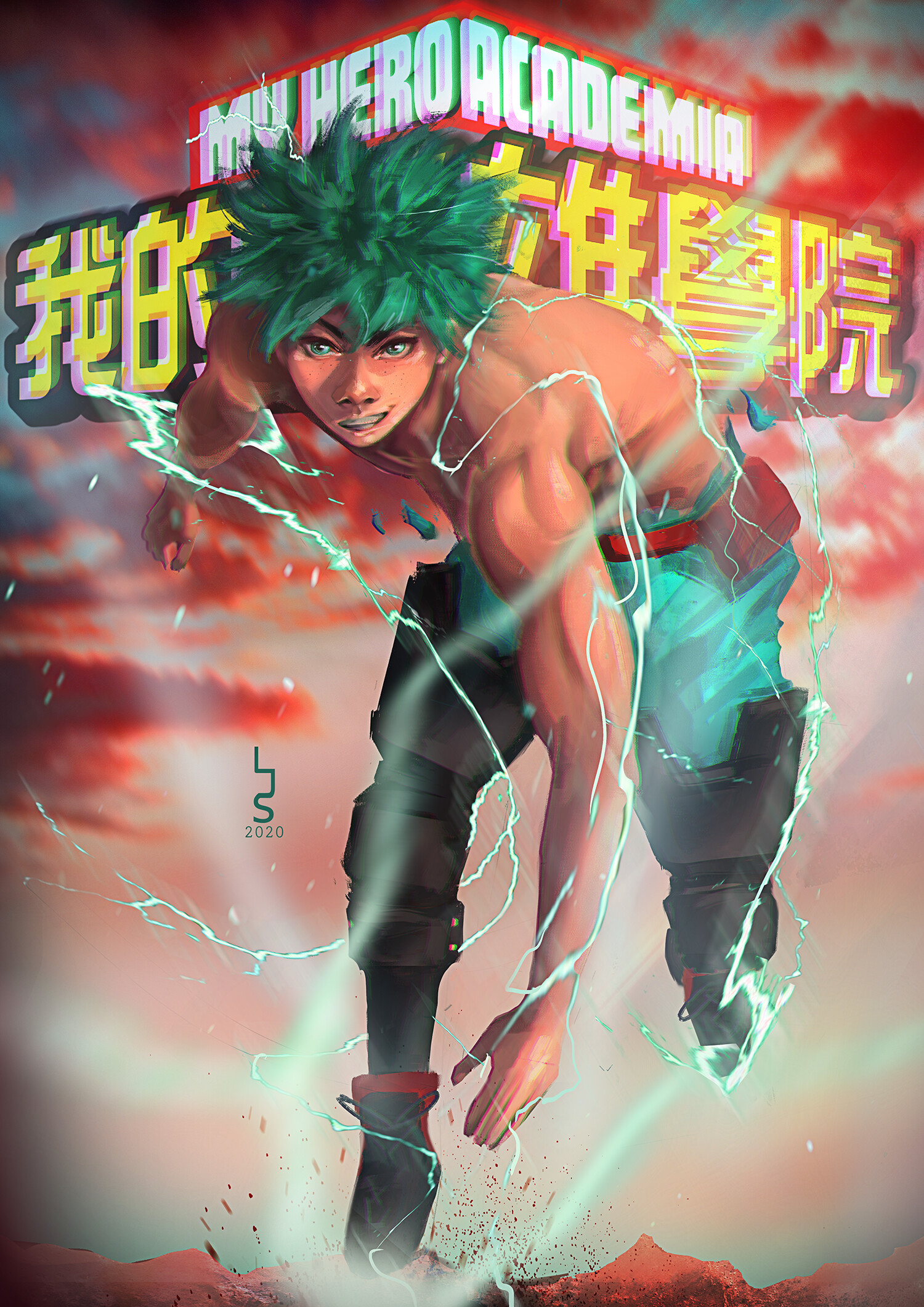 ArtStation - Deku (Izuku Midoriya) from My Hero Academia