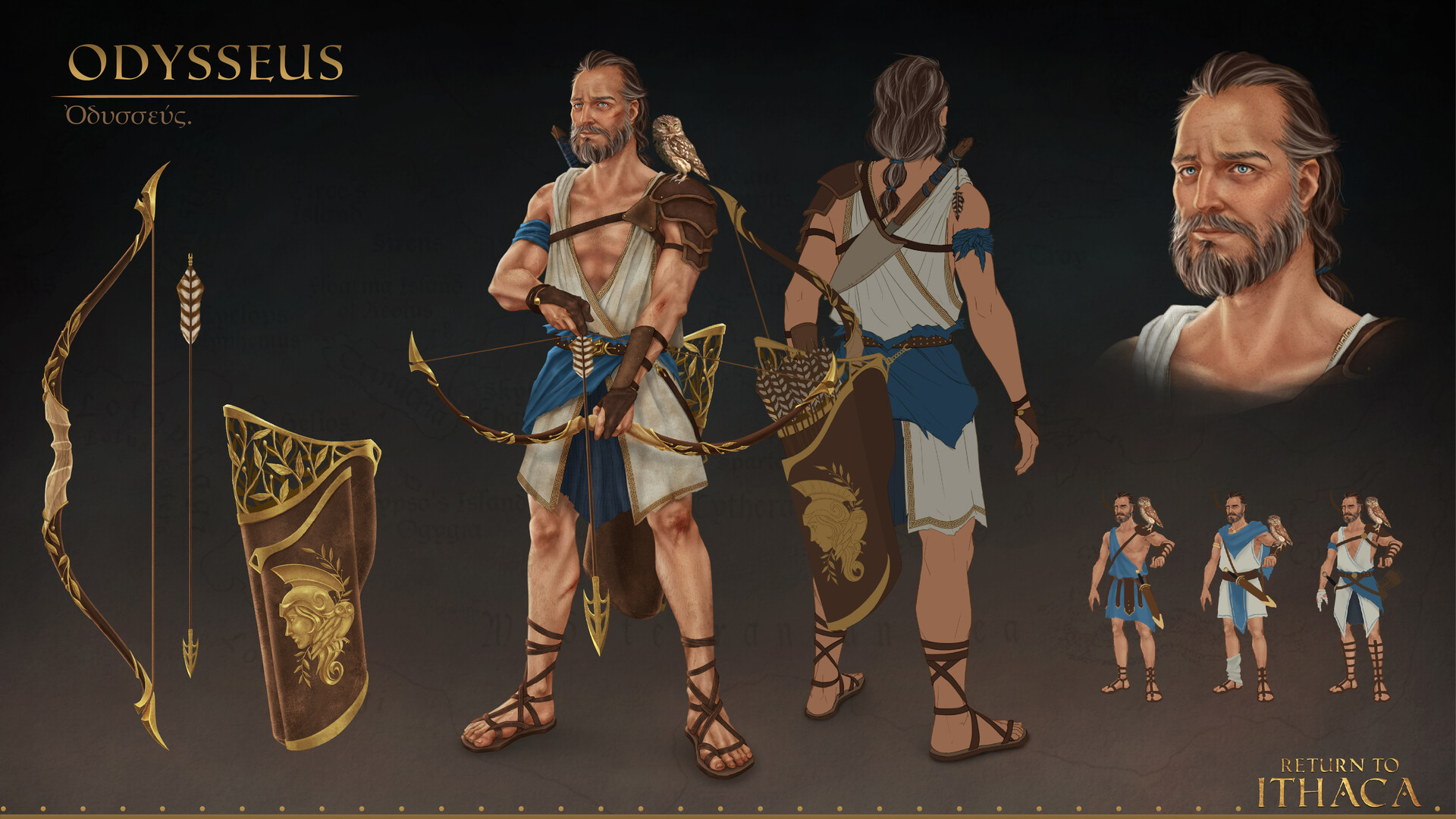 Trixia Quinzon - Return to Ithaca - Odysseus Character Design