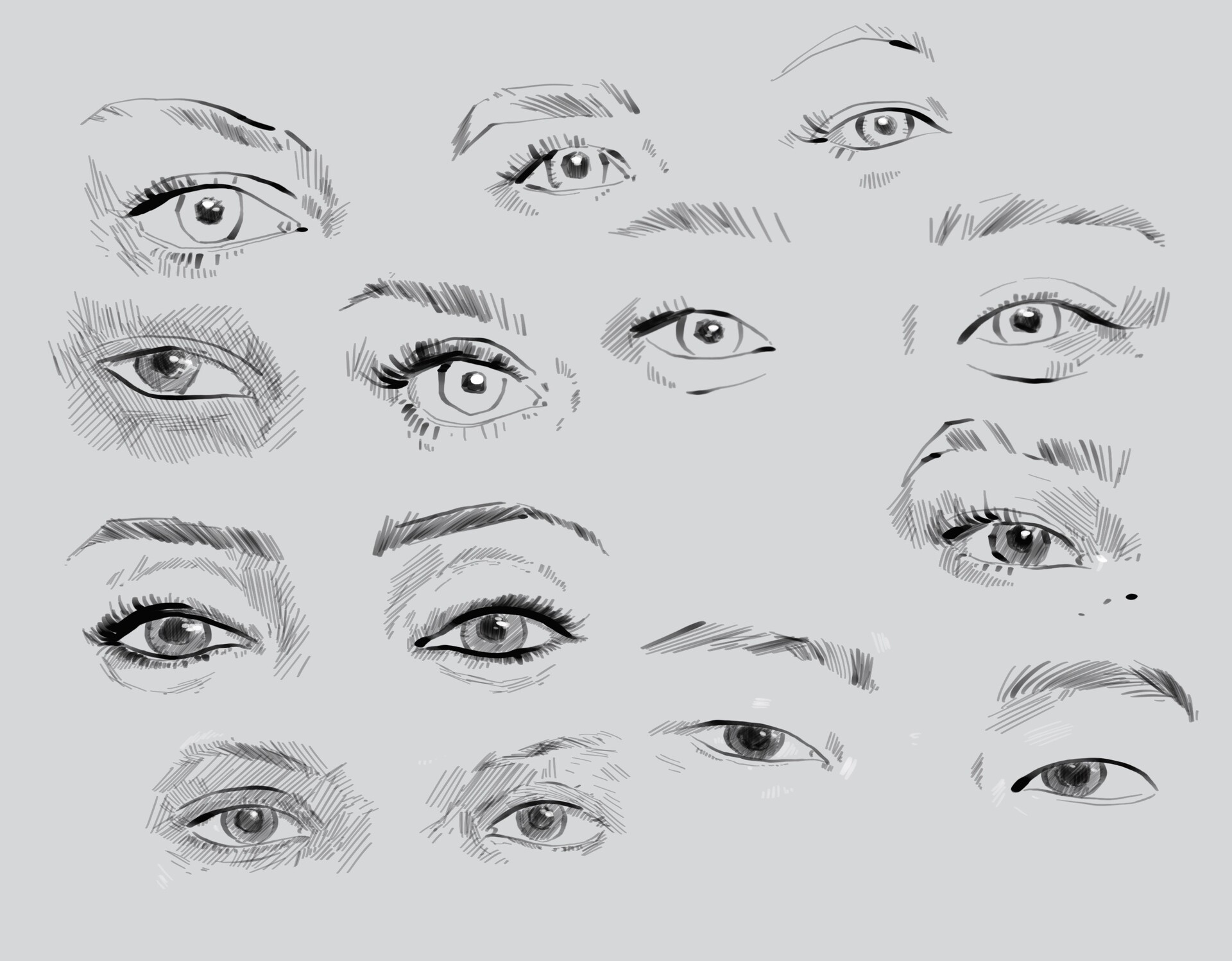 ArtStation - Eye Studies