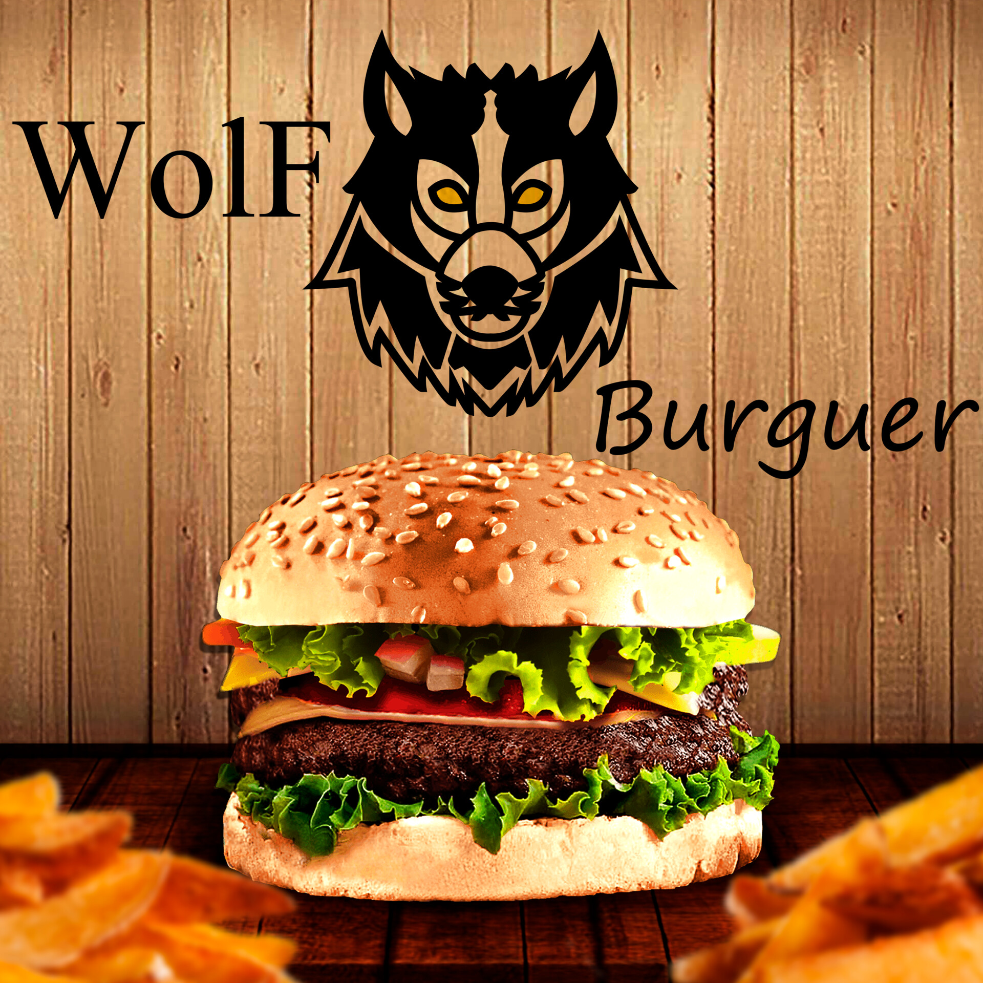 ArtStation - Wolf Burguer Social Media