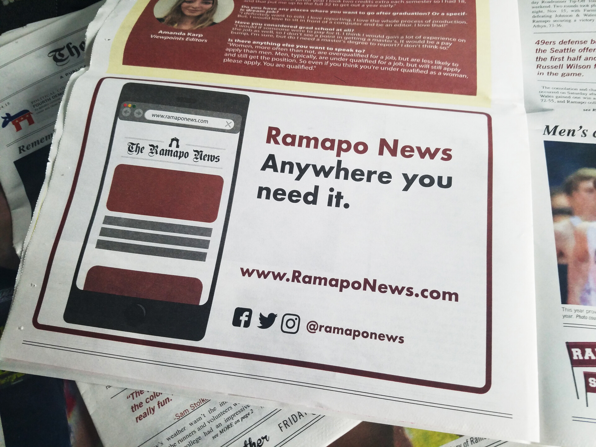 David Pisano - Chief Creative Director of the Ramapo News