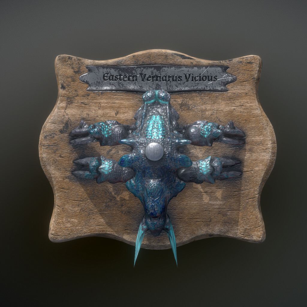 ArtStation - Eastern Vernarus Vicious - Creature 3D model