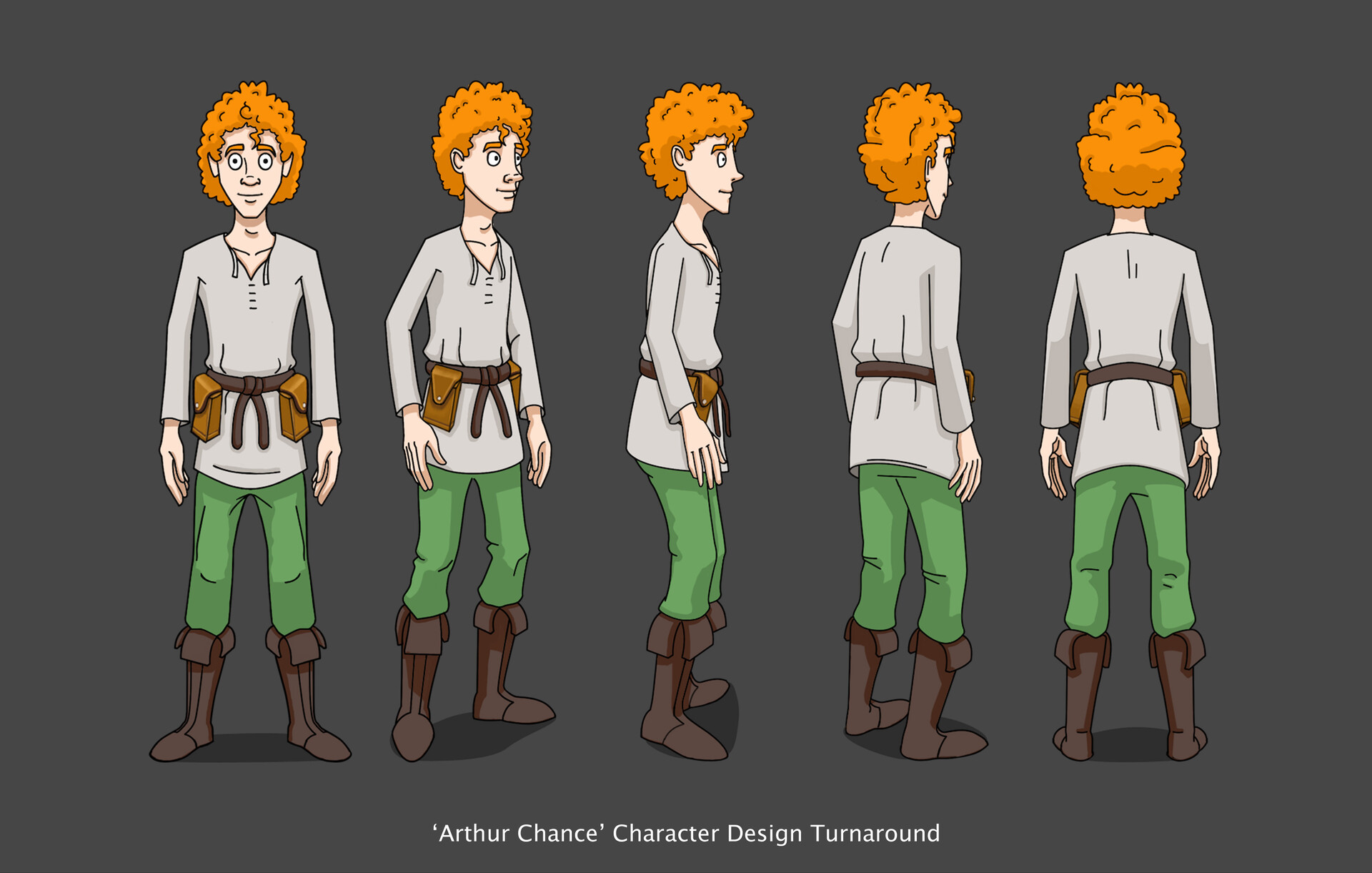 Ian Fox - 'Arthur Chance' Character Designs and Animations