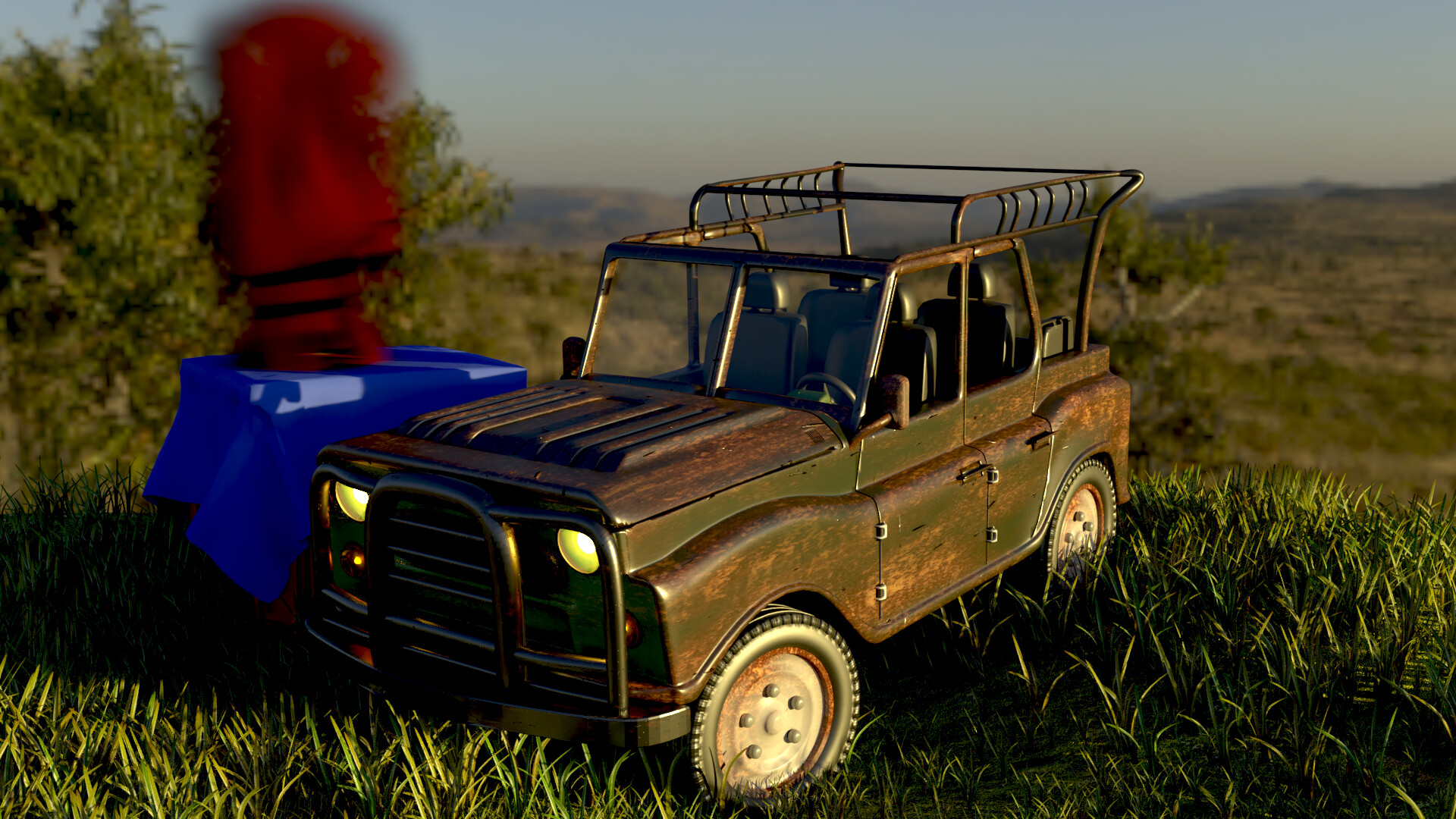 ArtStation - Pubg jeep