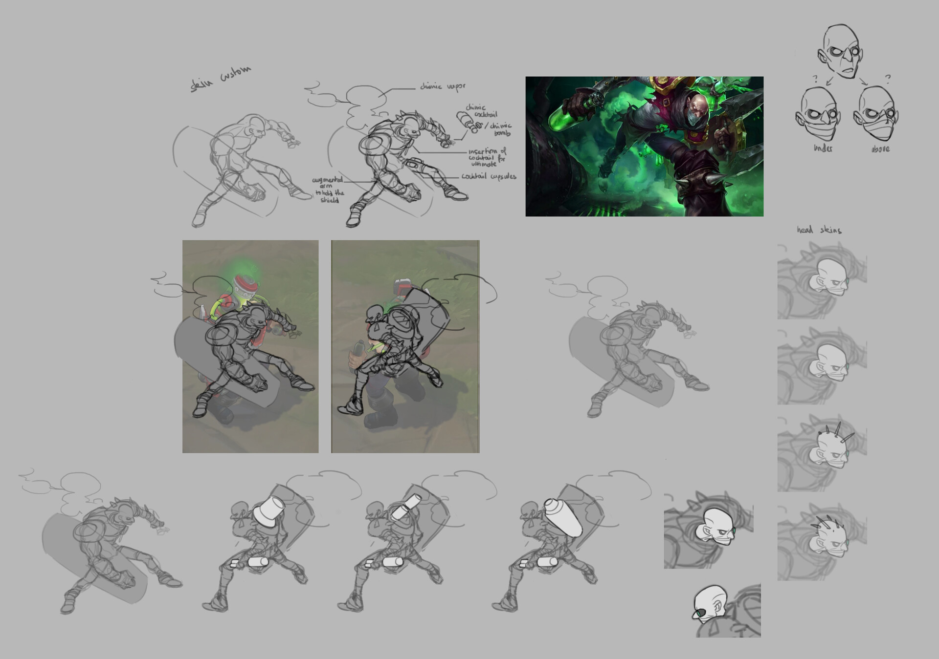 singed skins custom