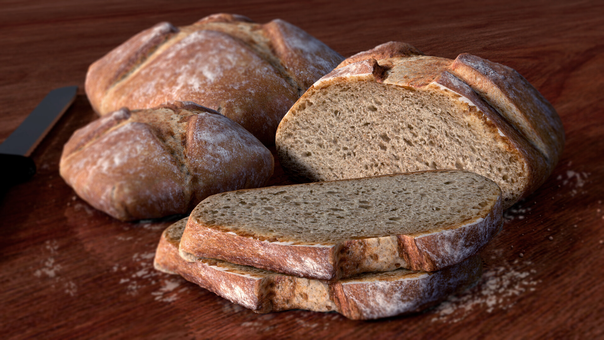 ArtStation - 3D Photorealistic bread