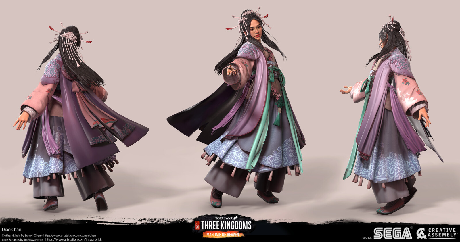 Zongyi Chen - Diao Chan - Total War: Three Kingdoms