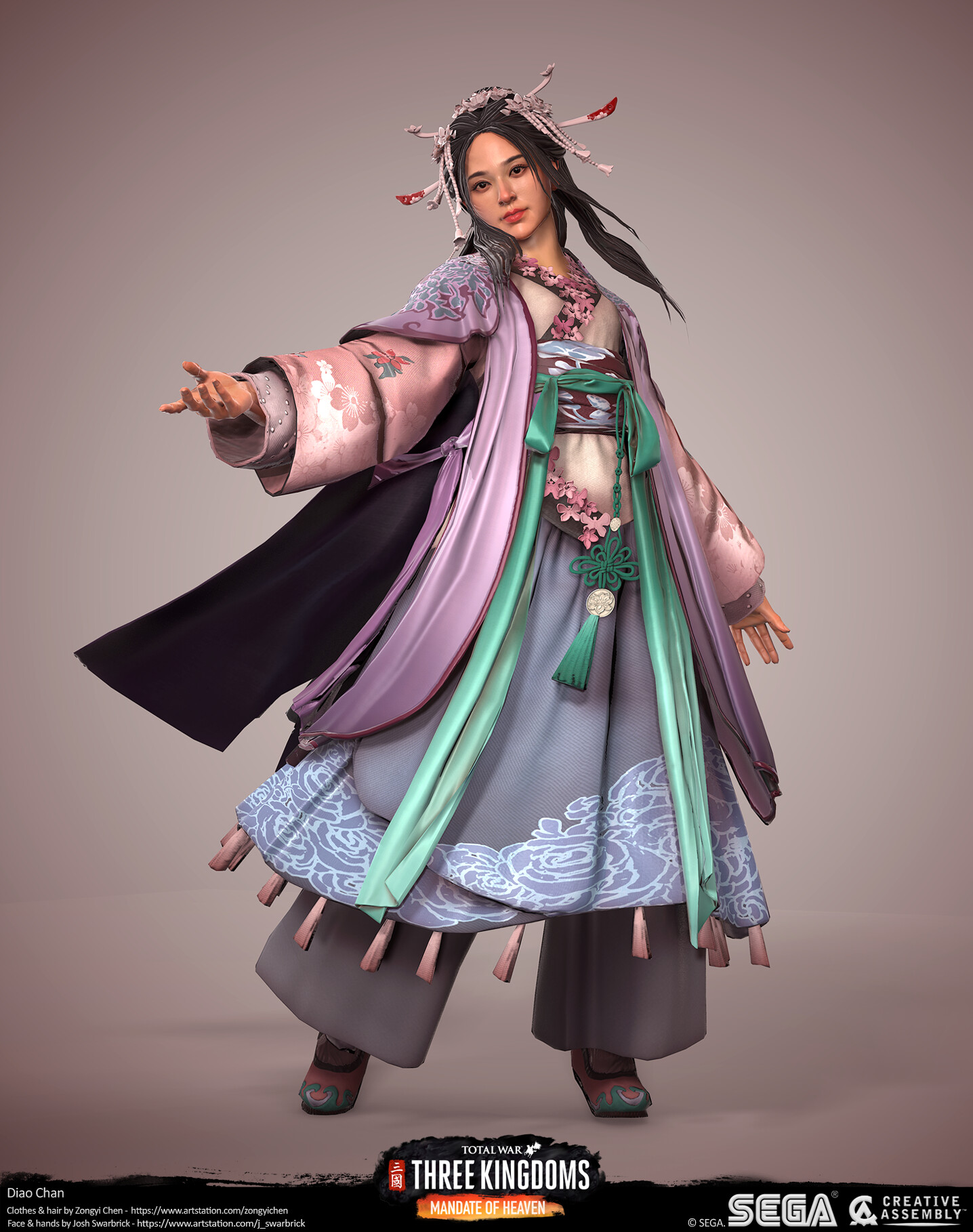 Zongyi Chen - Diao Chan - Total War: Three Kingdoms