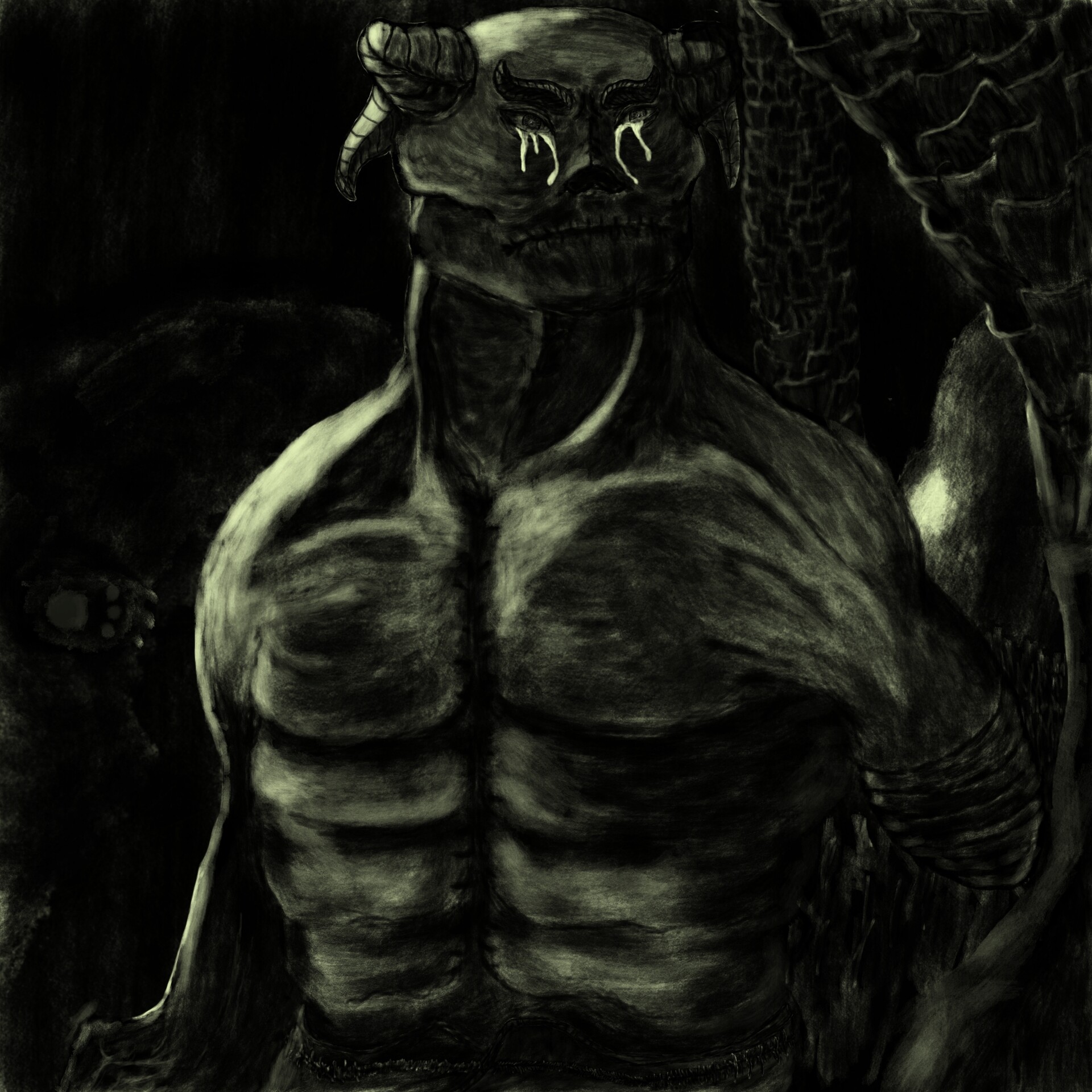 ArtStation - demon can cry?