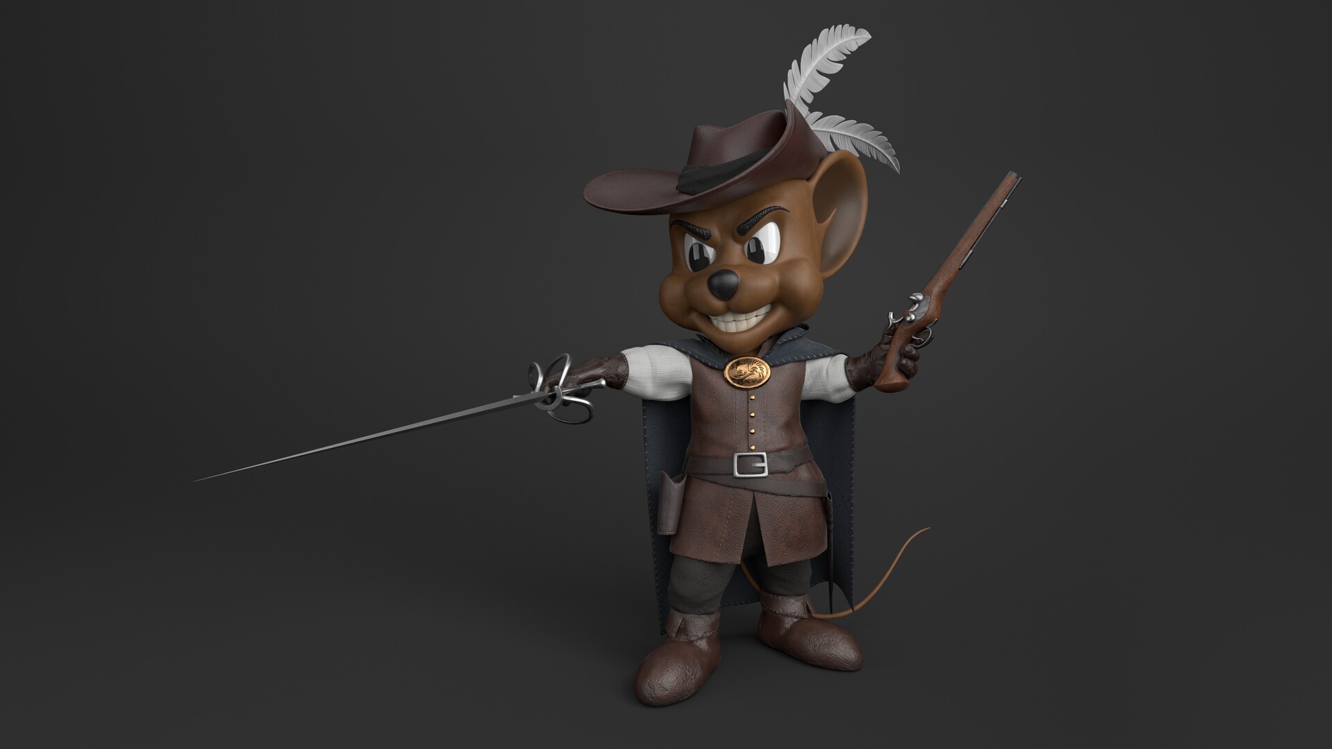 ArtStation - The Mouse Musketeer