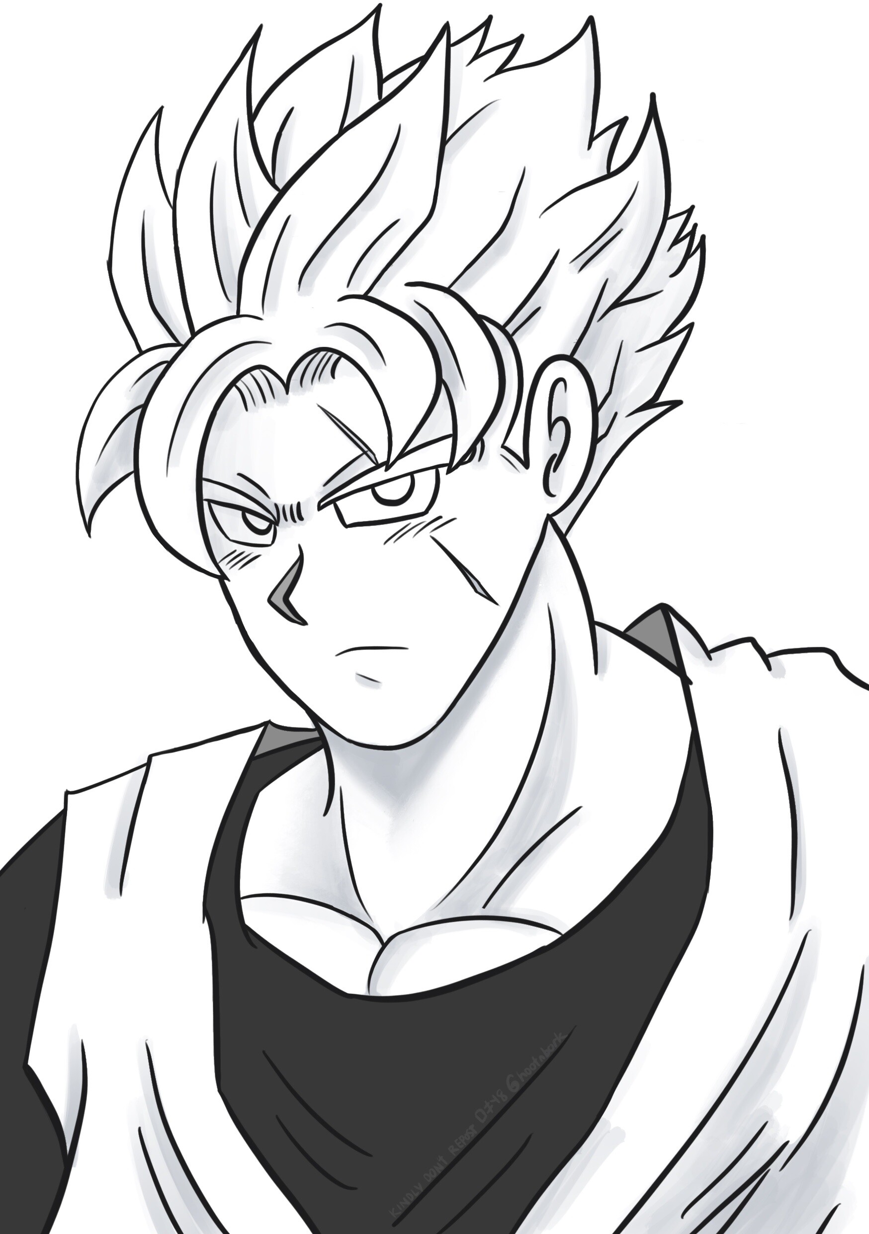 Future Gohan Drawing