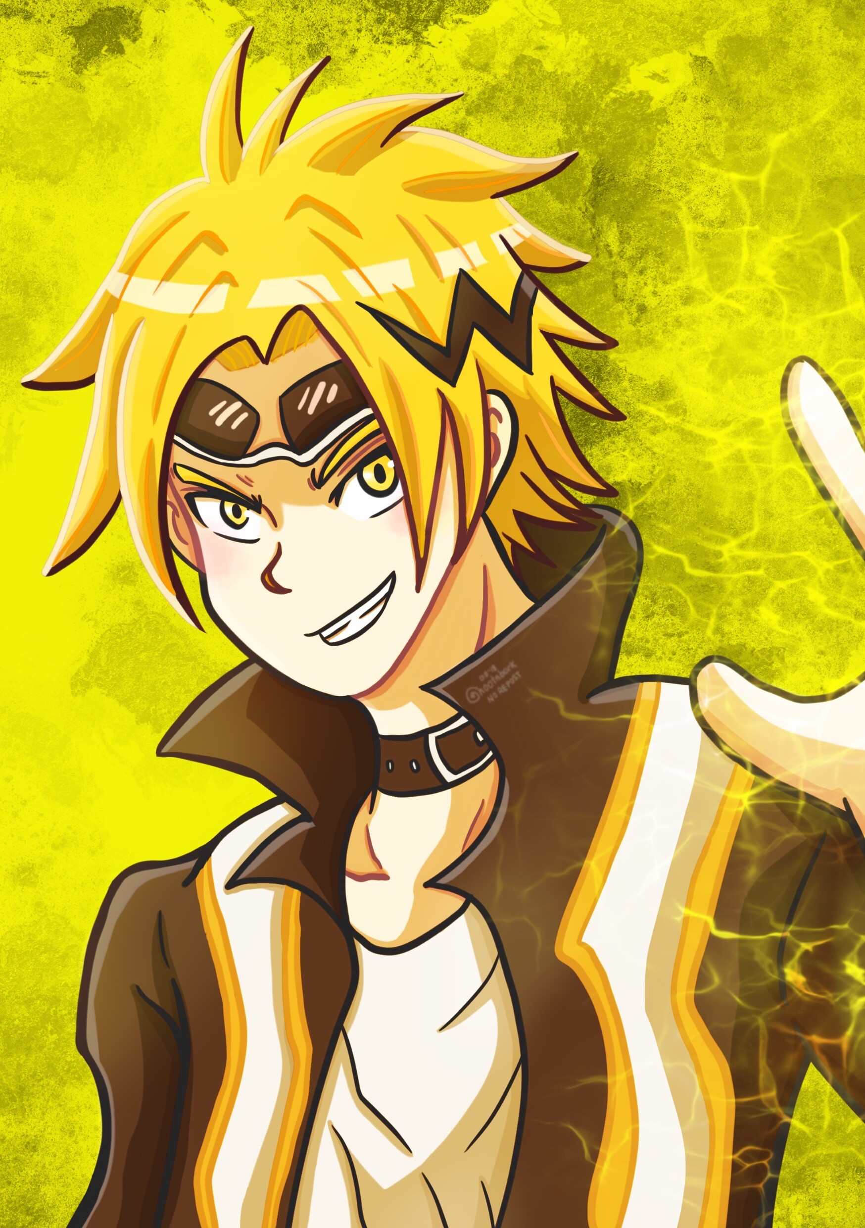 ArtStation - Kaminari Denki | Huevember Challenge