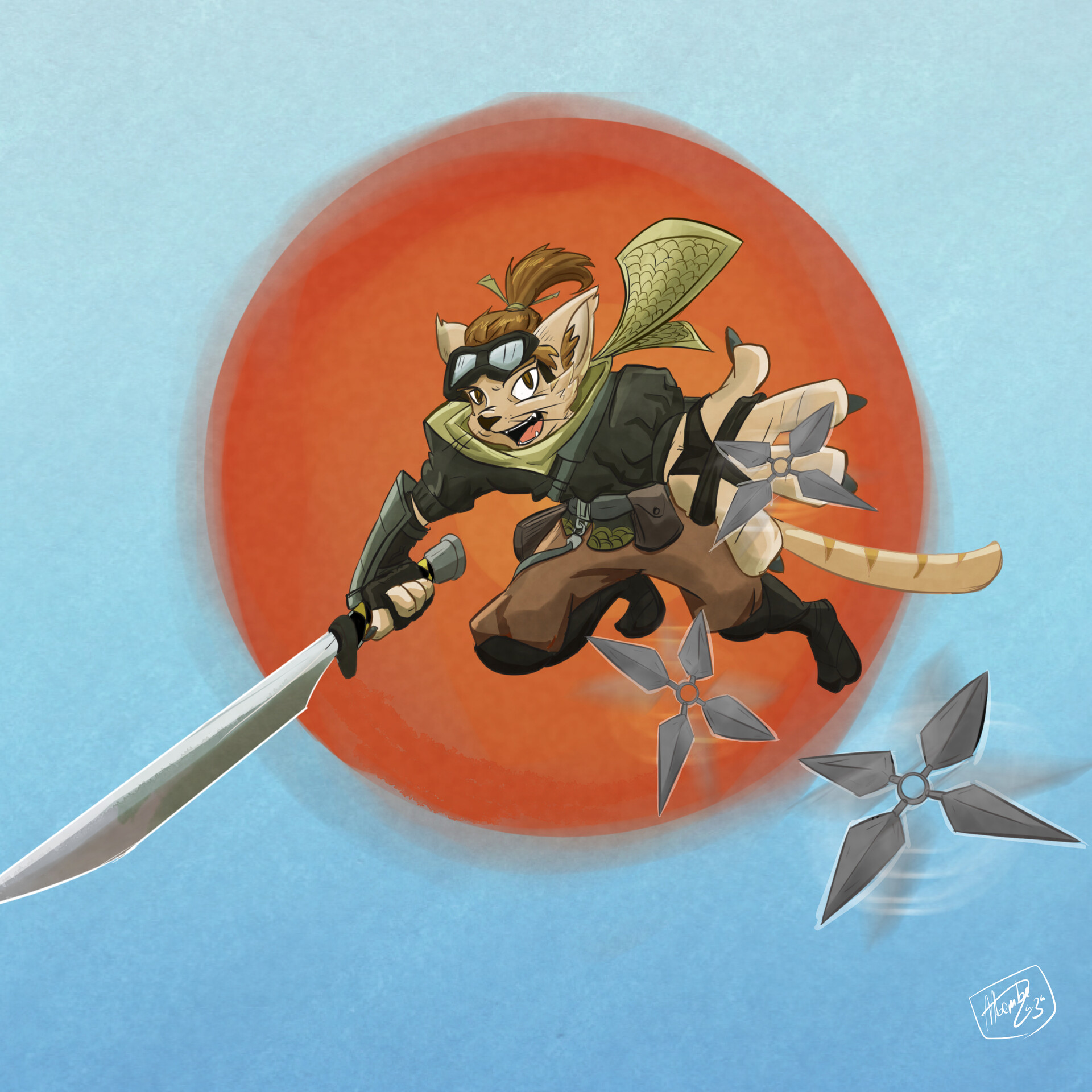 ArtStation - Ninja Cat