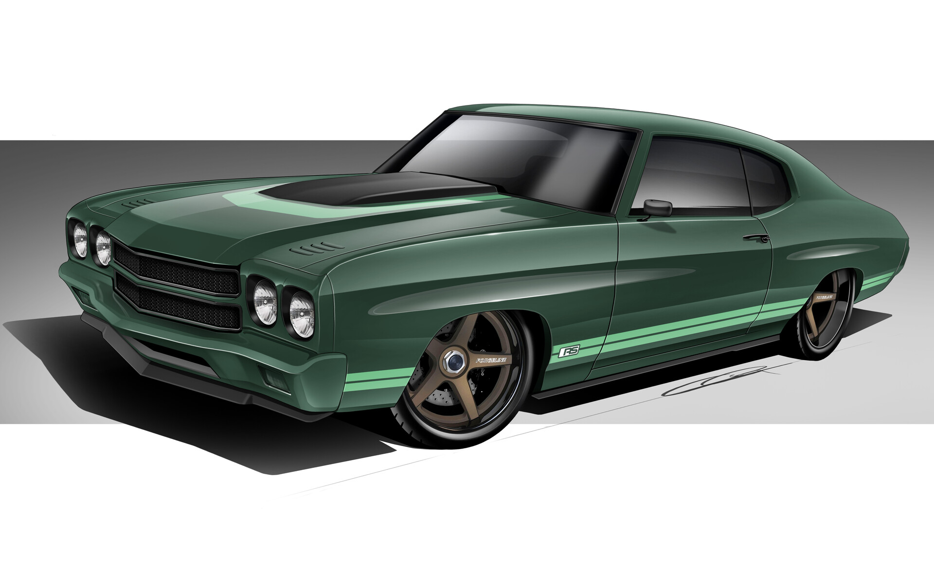 ArtStation - 70 Chevelle